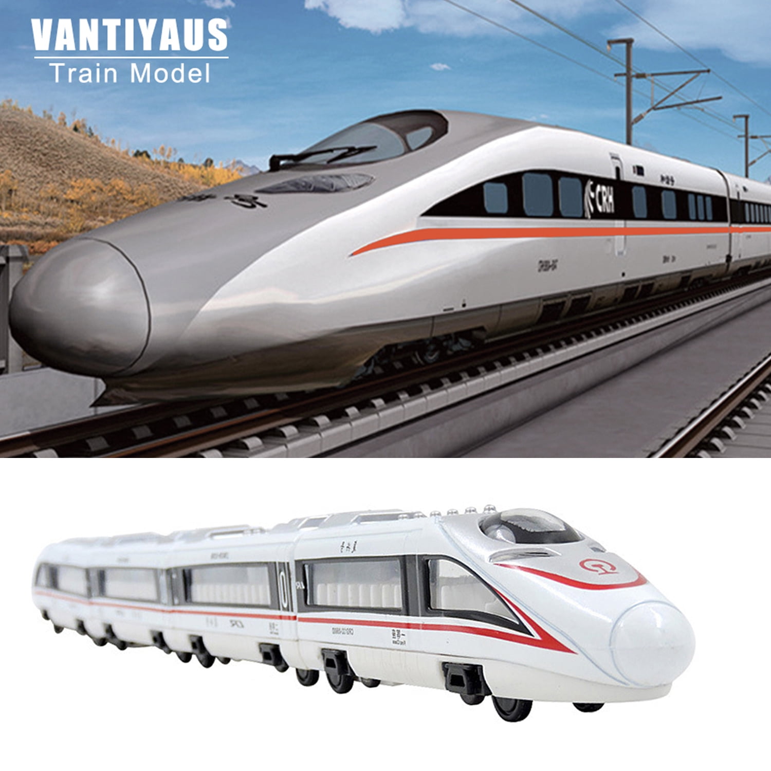 Subway Car, 4pcs Toy Car Set Alloy City Rail Subway Train Model ,1/64 ...