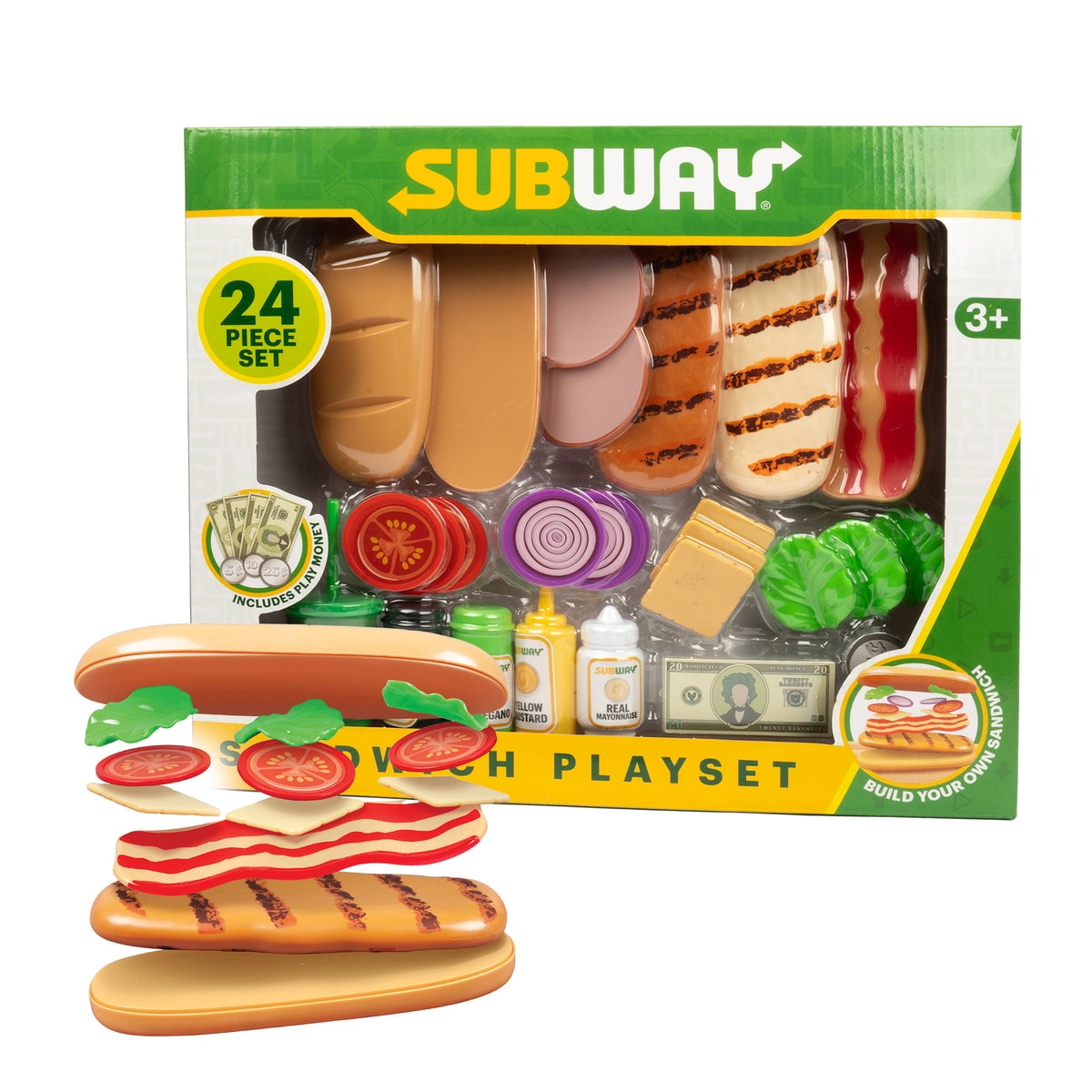 Subway Sandwich Playset (24 Piece Set) - Walmart.com