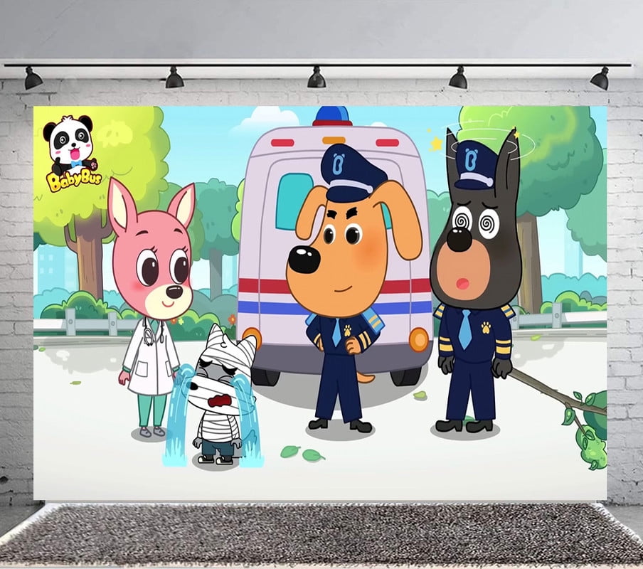 Subway Surfers Backdrop Banner Party Supplies Poster Movie Theme ...