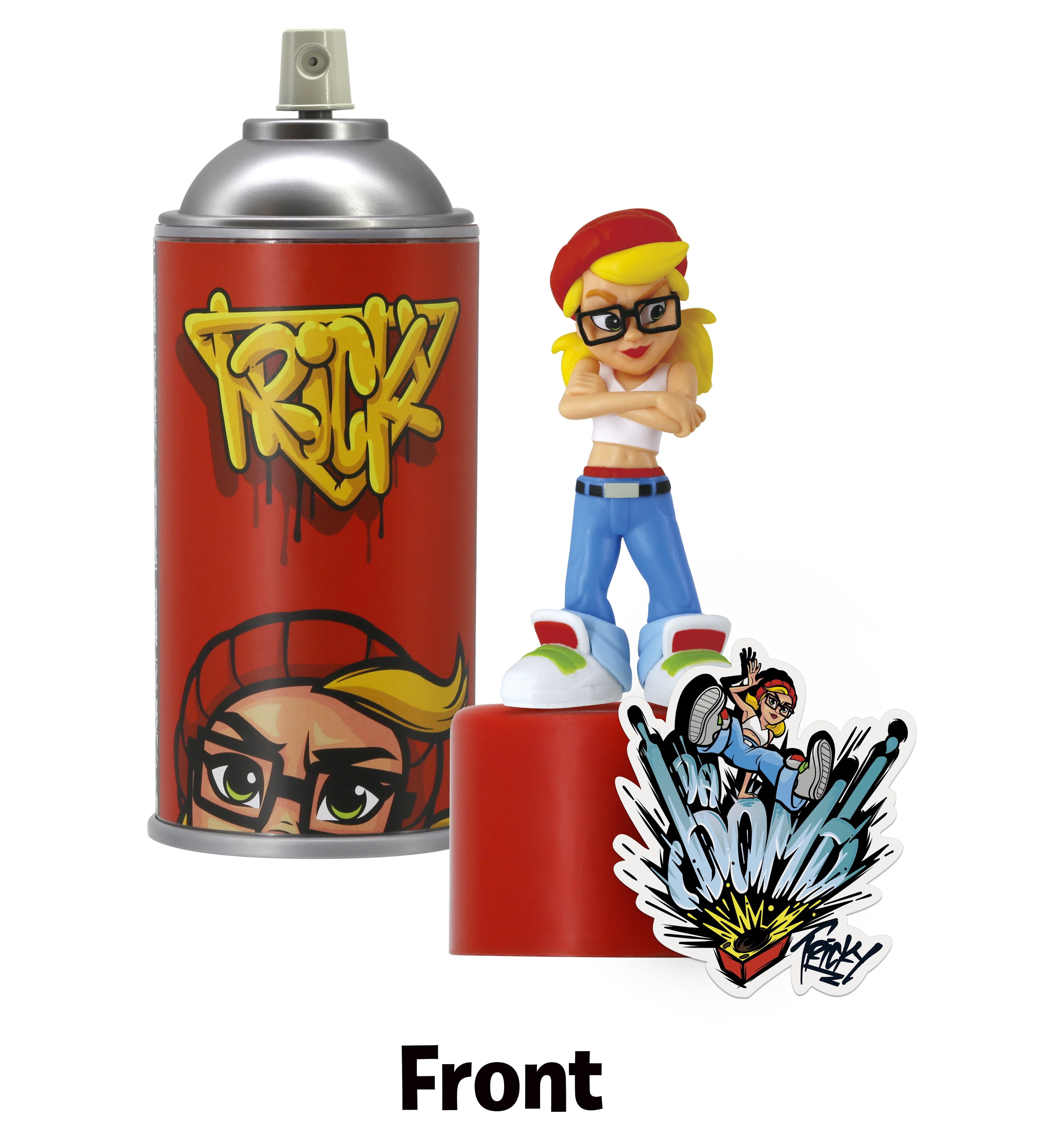 Subway Surfers - Sub Surf Spray Crew - Tricky Skateboard Action Figure ...
