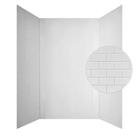 Mustee Durawall Model 247 Shower Wall Set - Walmart.com