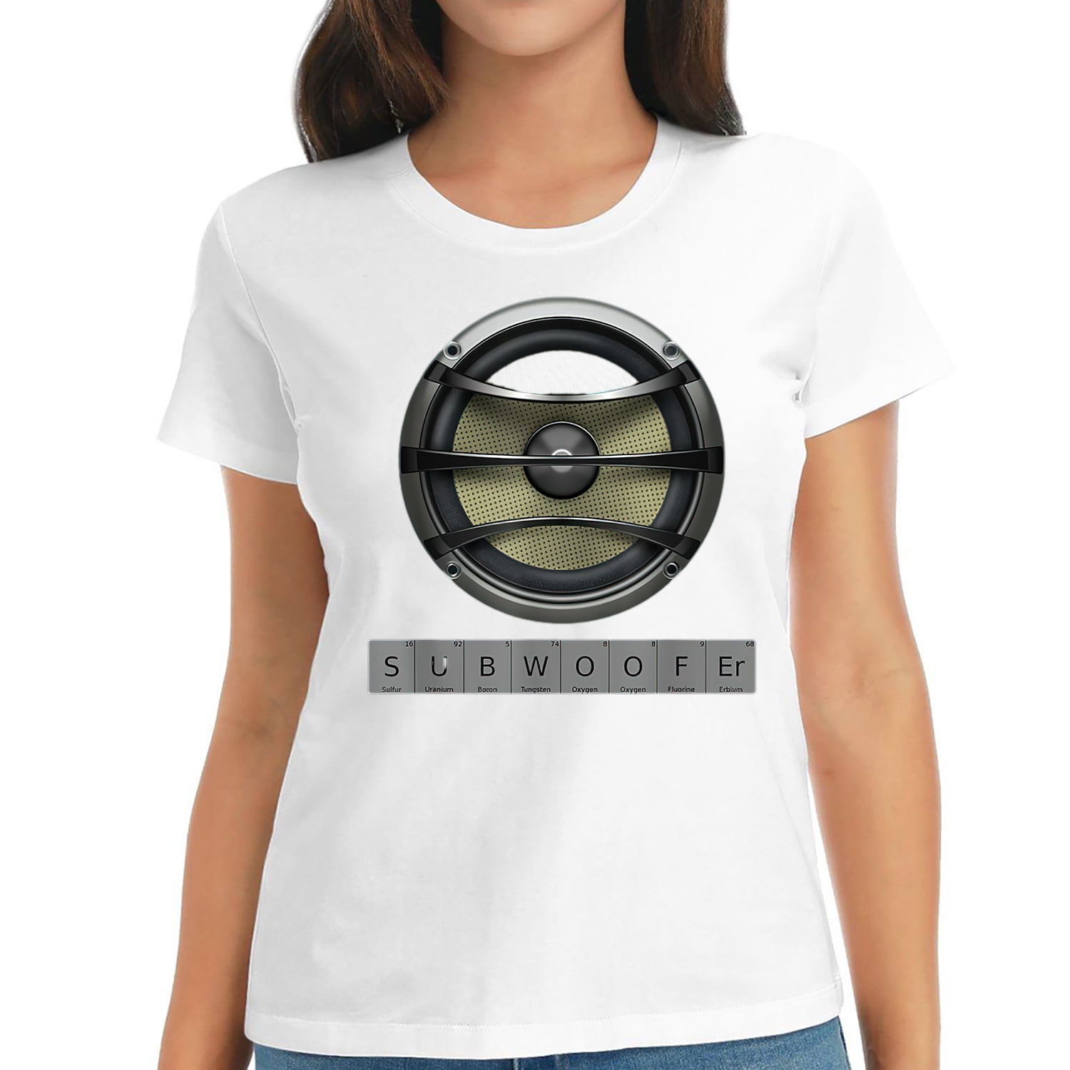 Subwoofer Periodic Table Of Elements Funny Audio T-Shirt - Walmart.com