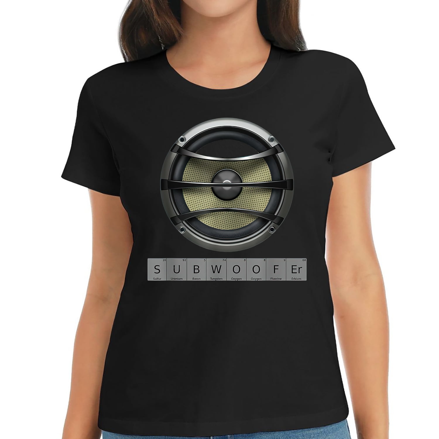 Subwoofer Periodic Table Of Elements Funny Audio T-Shirt - Walmart.com