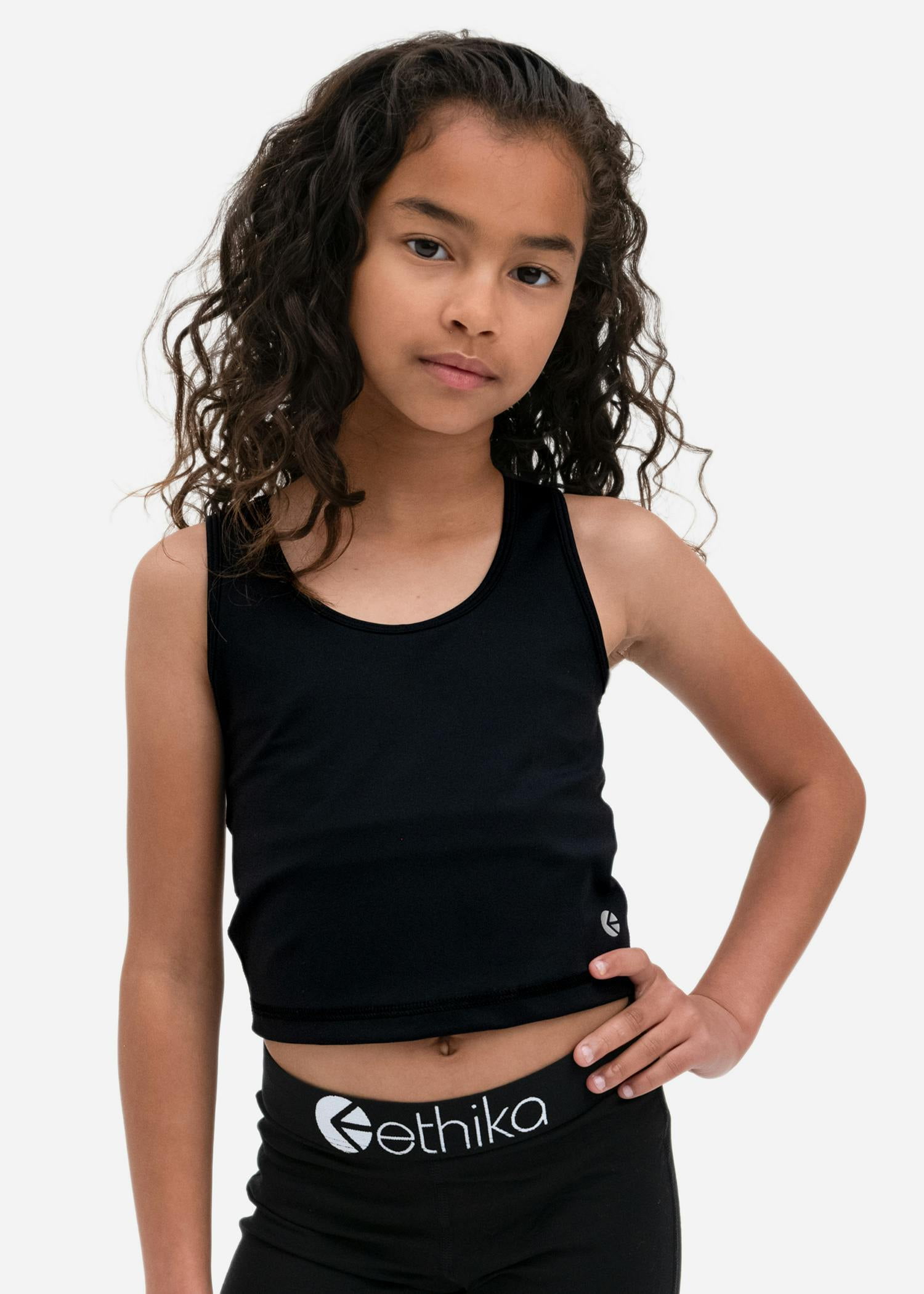 Subzero Performance - Black - Black | Girls Long Line Bra - Walmart.com