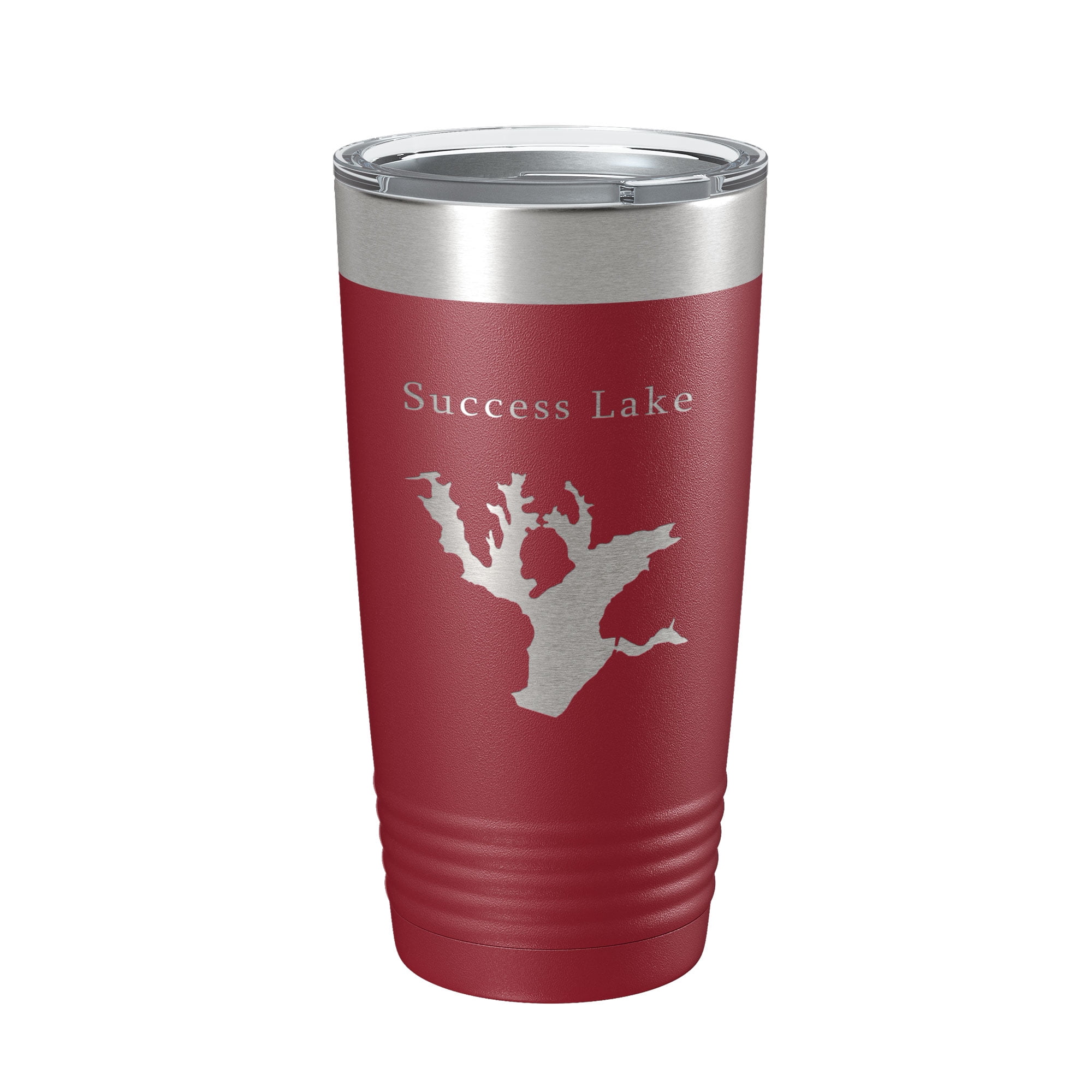 Success Lake Map Tumbler Travel Mug Insulated Laser Engraved Coffee Cup ...