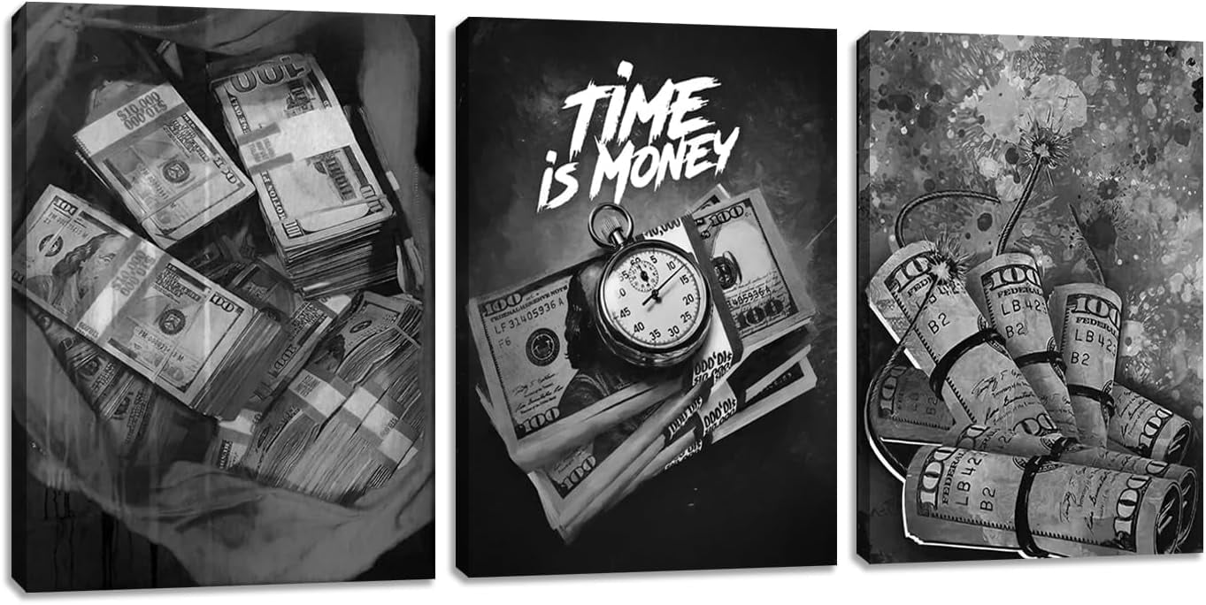 Success Paintings 3-Piece Motivational Wall Hieng Set Inspirational ...