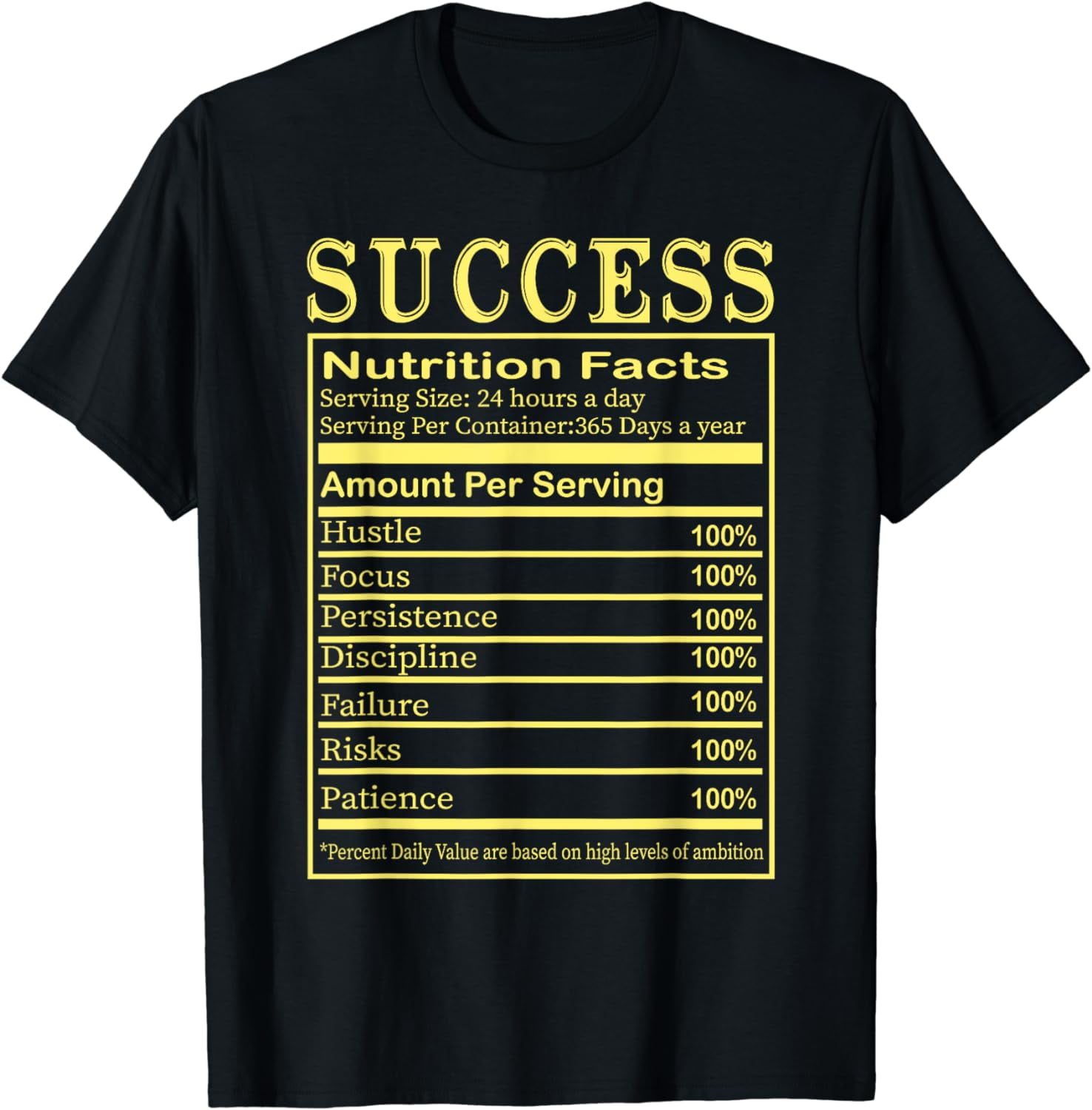 Success Positive Quote Motivation Inspiration Entrepreneur T-Shirt ...