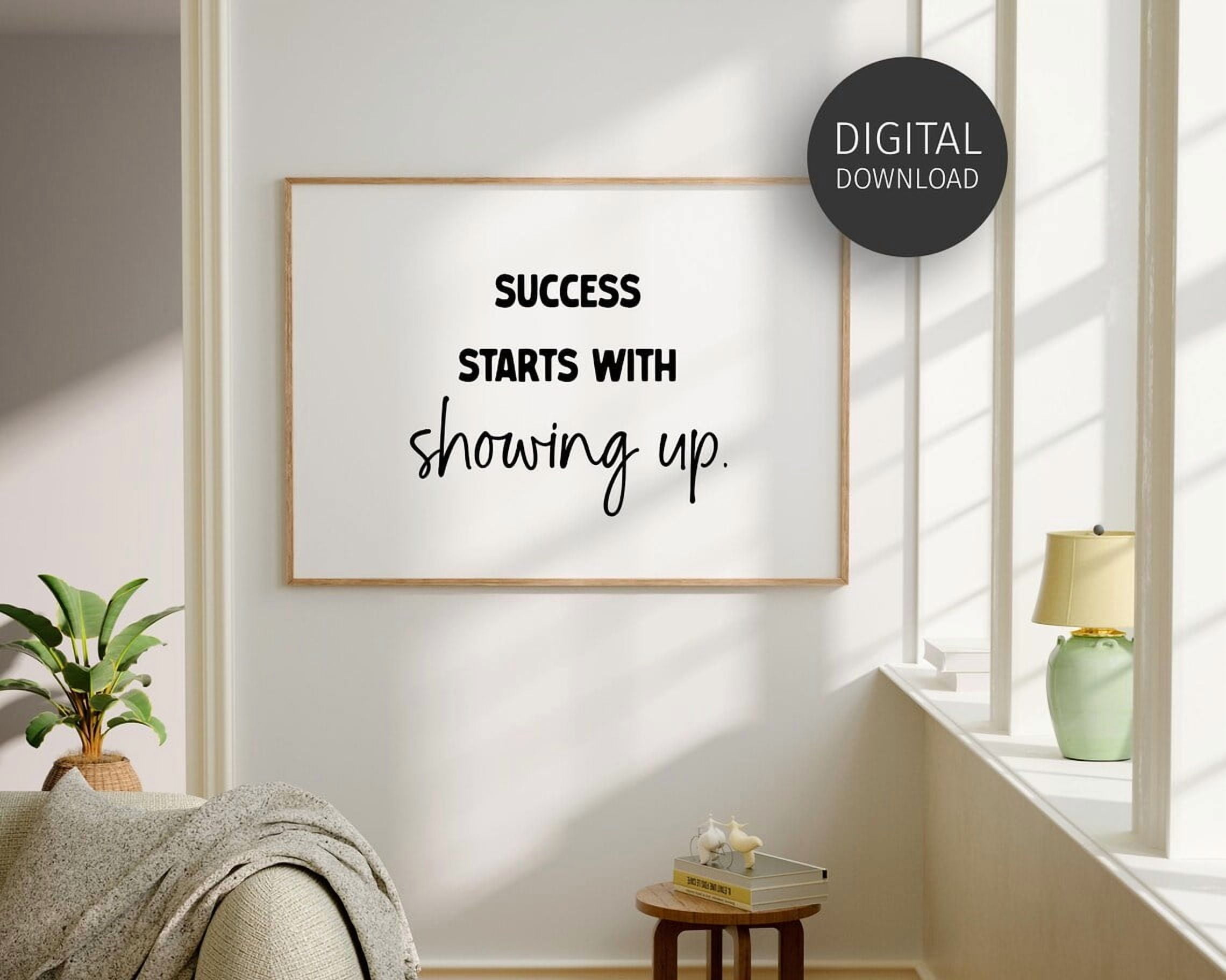 Success Poster For Teenagers, Motivational Classroom Poster, Wall Art ...