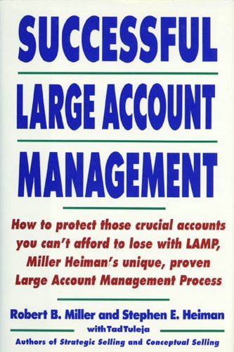 Pre-Owned Successful Large Account Management (Hardcover) 0805013040 ...