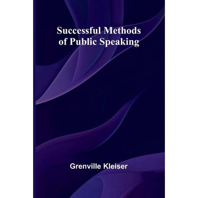 Successful Methods of Public Speaking, (Paperback) - Walmart.com