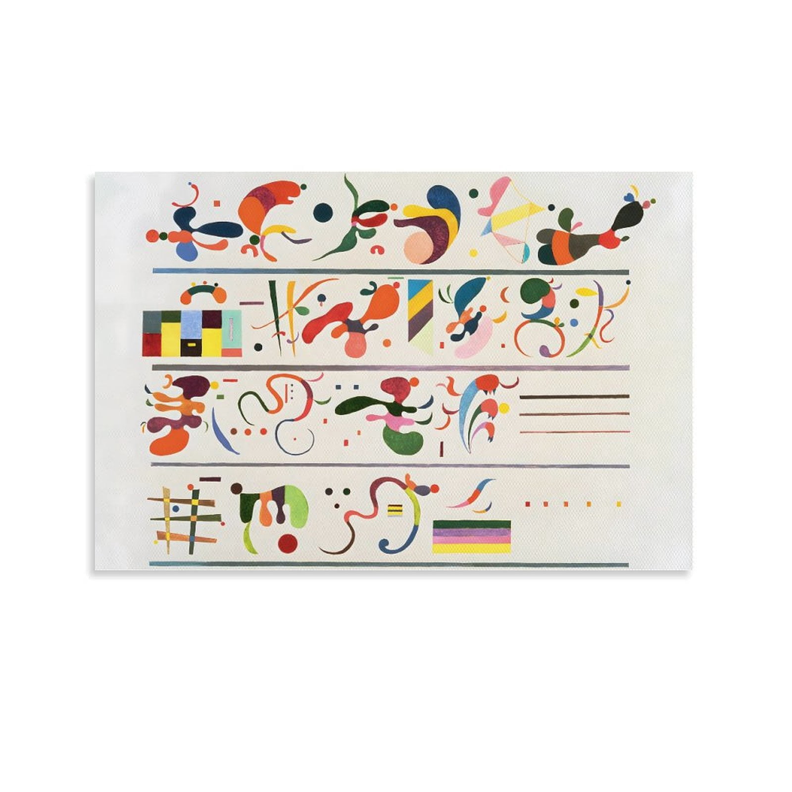 Succession (1935) by Wassily Kandinsky Painting Poster Artworks Picture ...