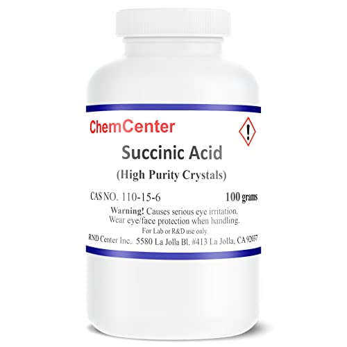 Succinic Acid, Ultra Fine Crystals/Powder, 100 Grams - Walmart.com