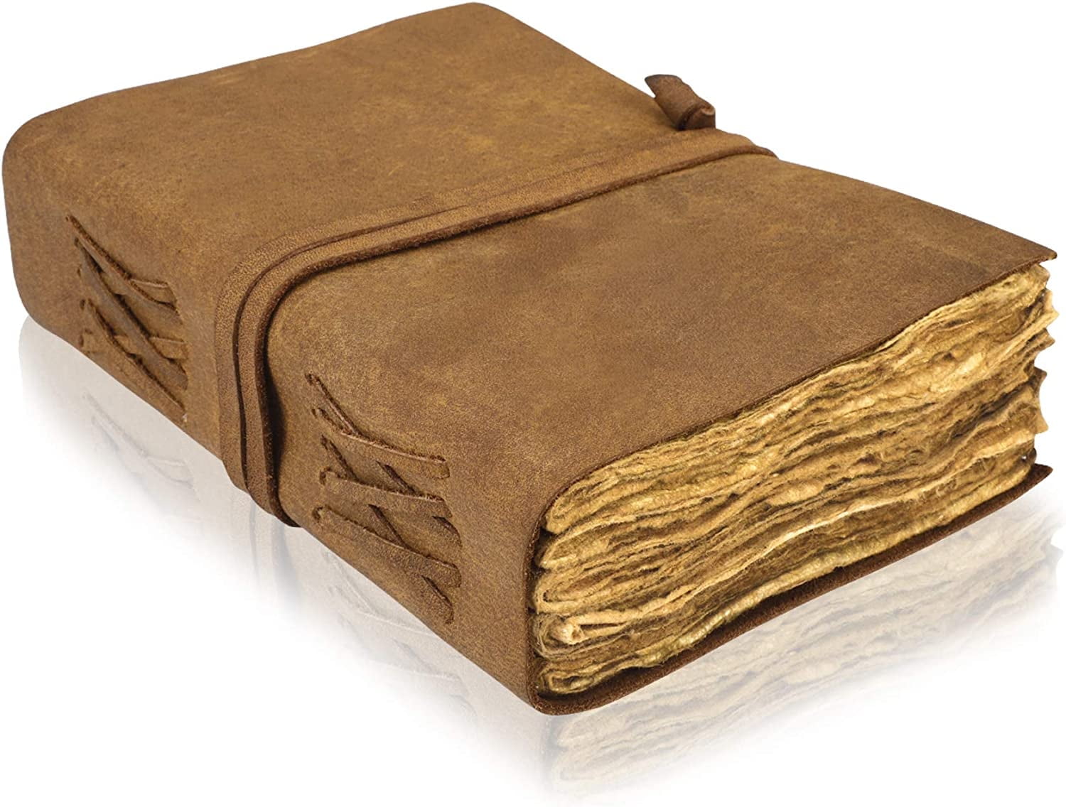 Succor Genuine Leather Journal, Vintage Deckle Edge Paper, Scrapbook ...