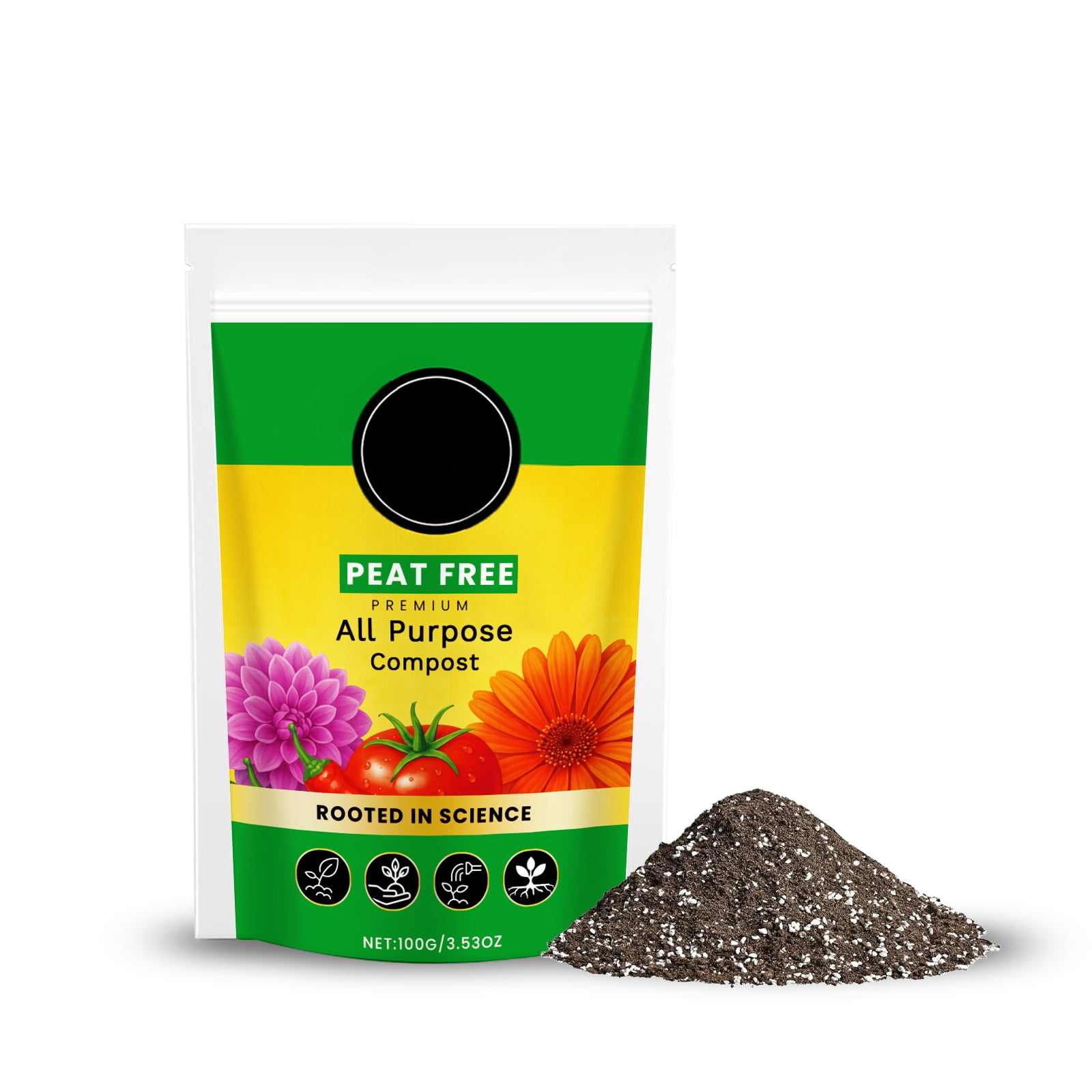 Succulent Cactus Potting Soil Mix All Purpose Garden Potting Mix For ...