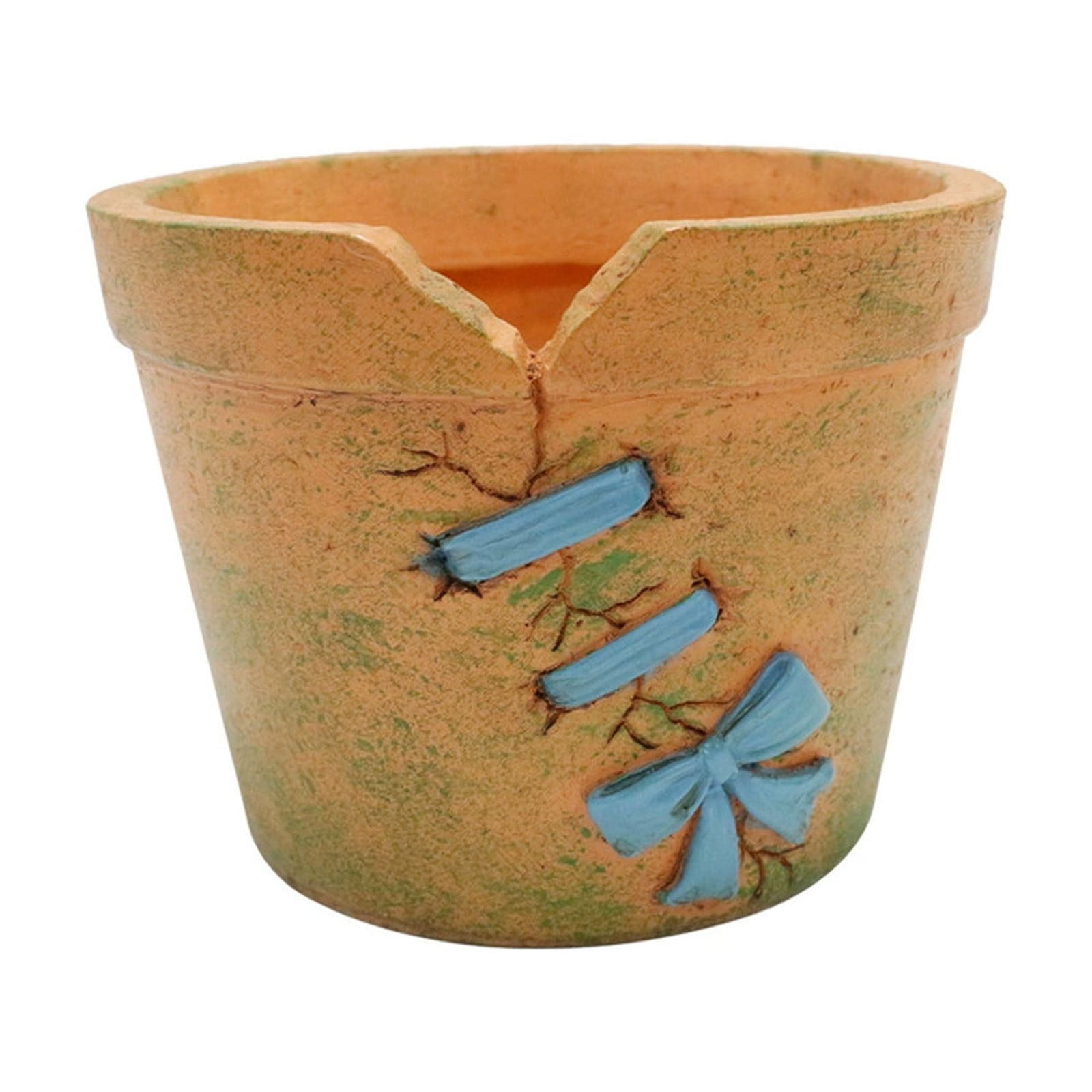Succulent Flower Pot Resin Sewing Pattern Flower Pot Relief Heart Knot ...