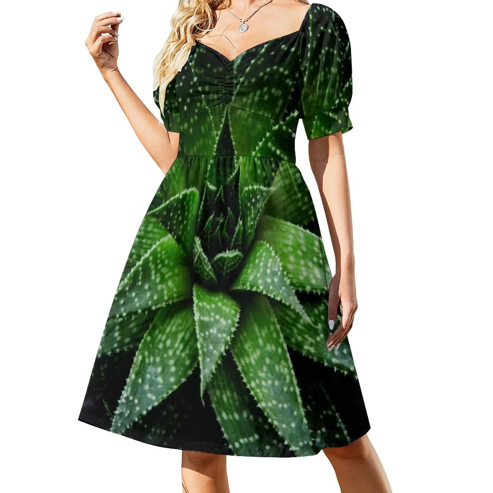 Succulent. Haworthia fasciata Sleeveless Dress Summer dresses for women dresses for woman 2024 ...