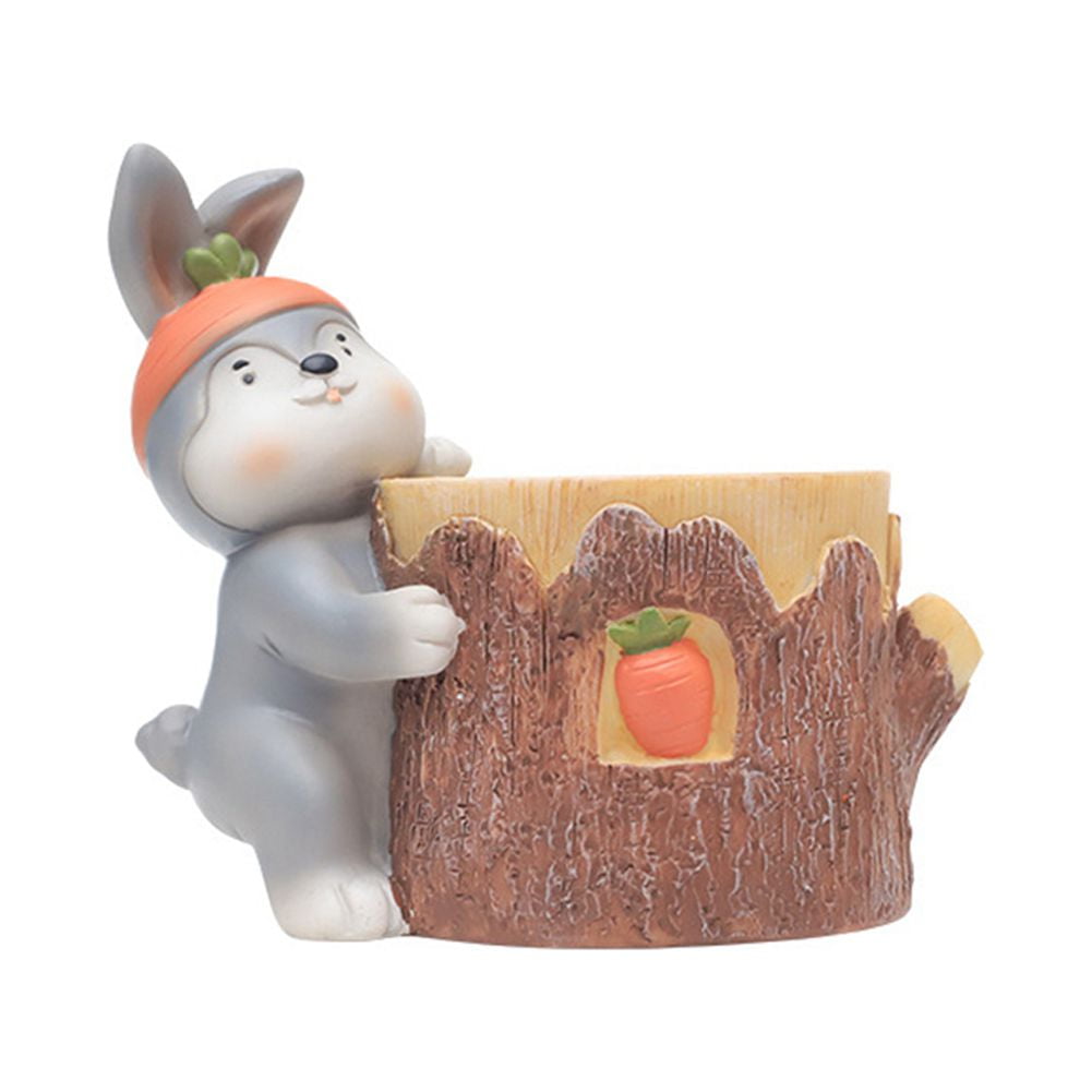 Succulent Planter Garden Pots, Potted Succulent Small Animal Resin ...