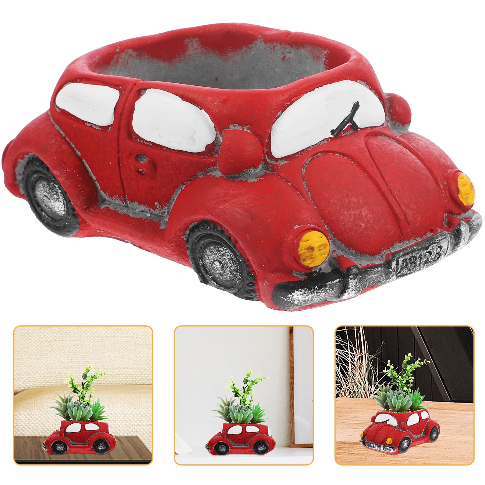 MIPCASE Retro Car Planter Succulent Pot Multi 1Pack - Walmart.com