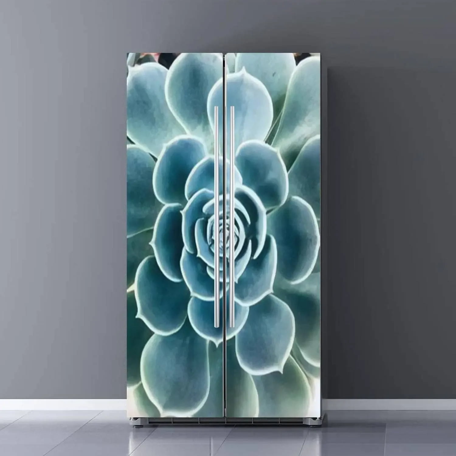 Succulent Plants Refrigerator Sticker Self Adhesive Garden Botanical ...