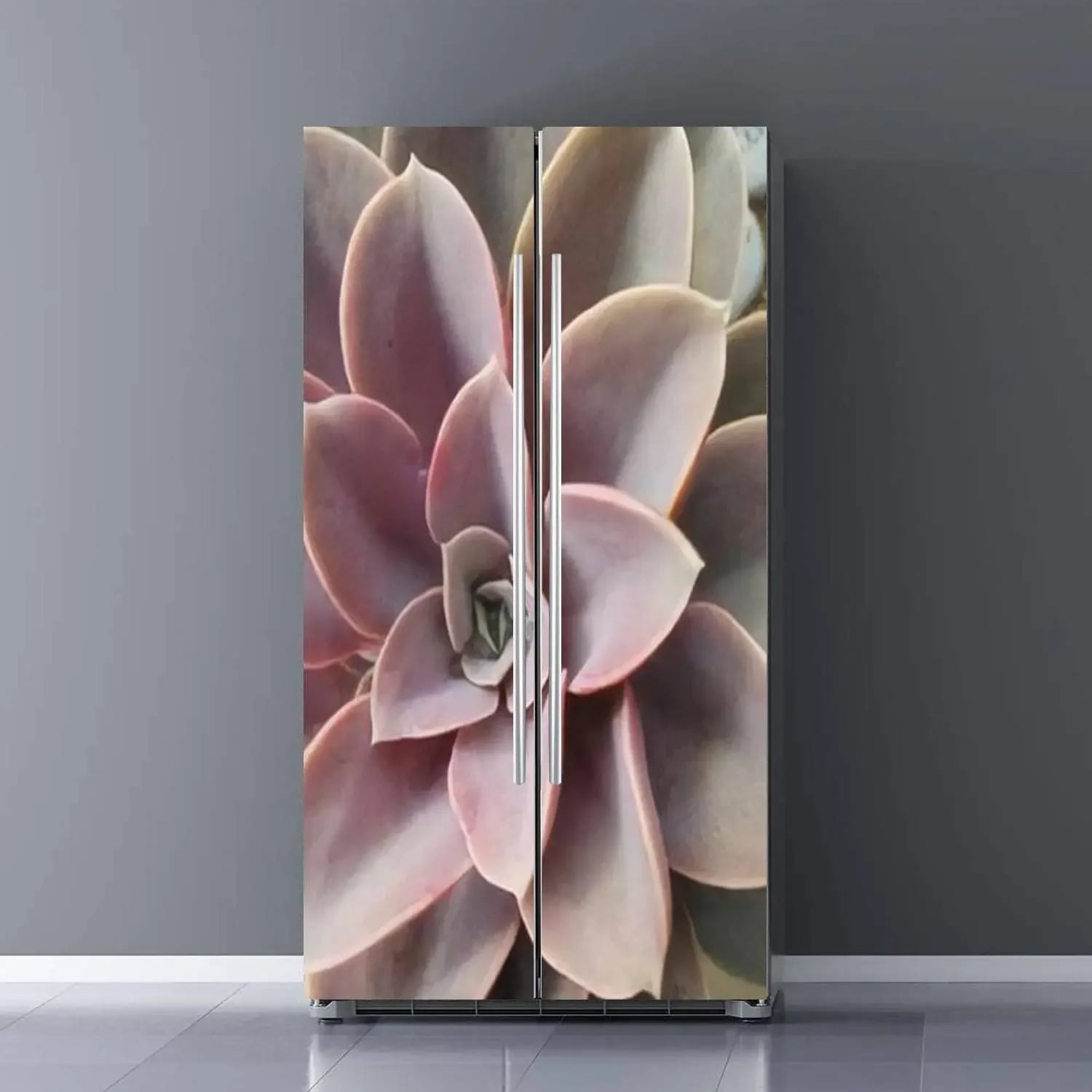 Succulent Plants Refrigerator Sticker Self Adhesive Garden Botanical ...