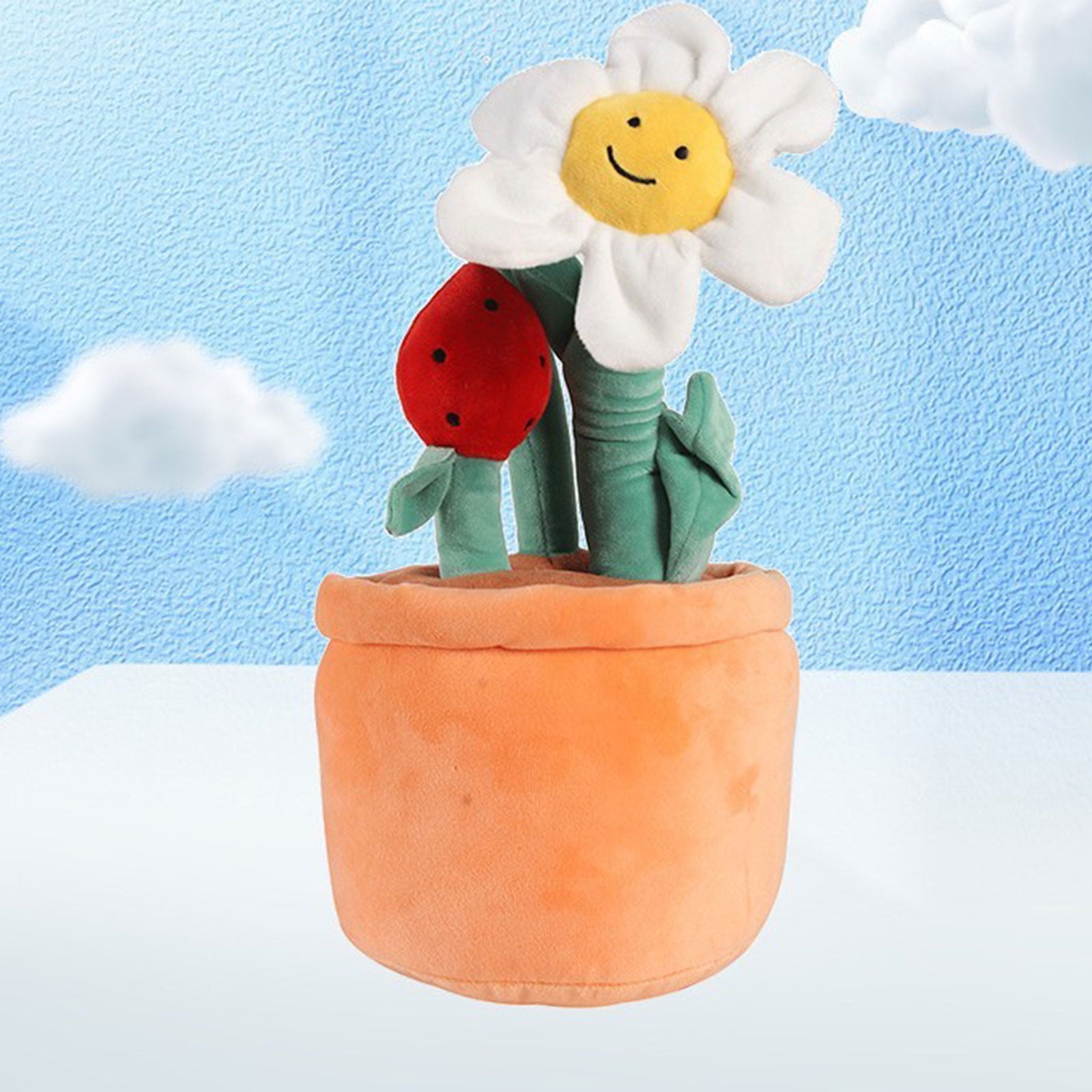 Succulent Plush Toy Potted Plants, Soft Plush Succulents Plushies ...