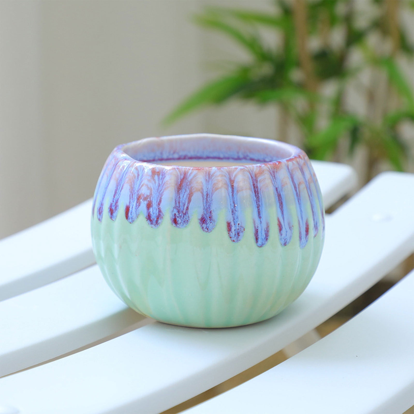 Succulent Pumpkin Flower pots, Ceramics, Gardening Ceramics, Mini Small ...