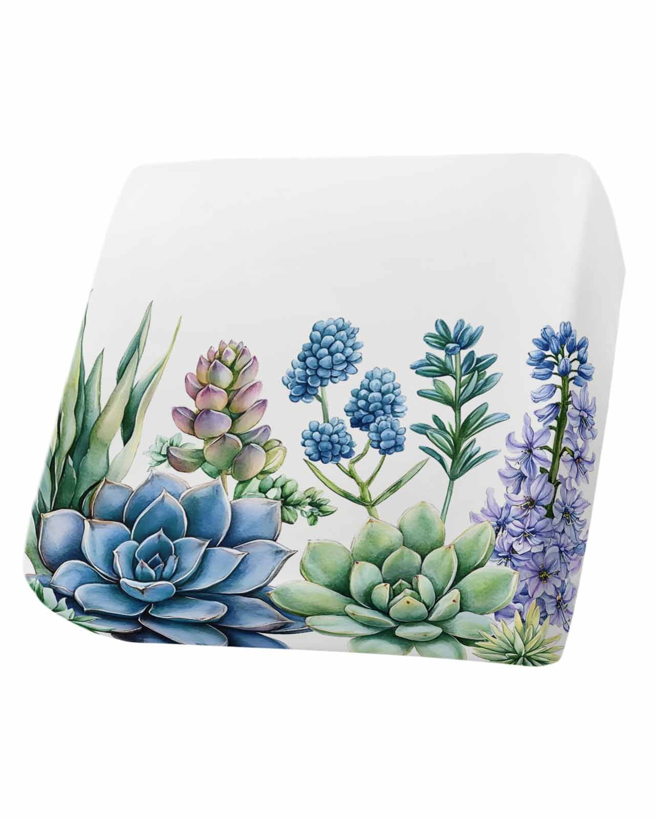 Succulent Sofa Couch Cushion Covers Washable, Removable Stretchable ...