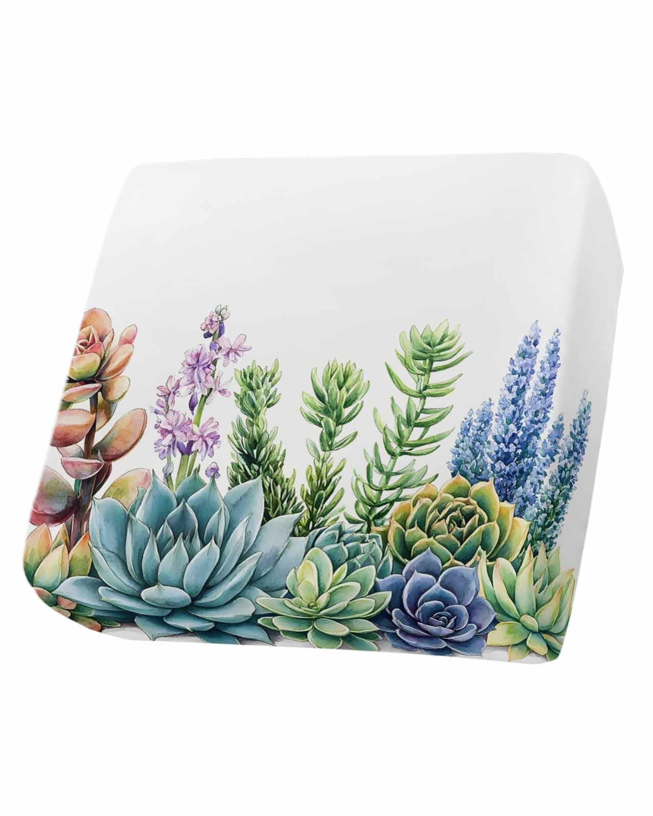 Succulent Sofa Couch Cushion Covers Washable, Removable Stretchable ...