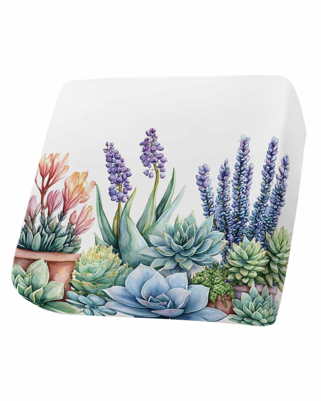 Succulent Sofa Couch Cushion Covers Washable, Removable Stretchable ...