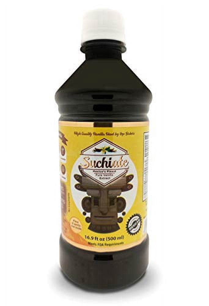 Suchiate Pure Vanilla 16.9oz (500mL) | Mexican Vanilla for Baking and ...