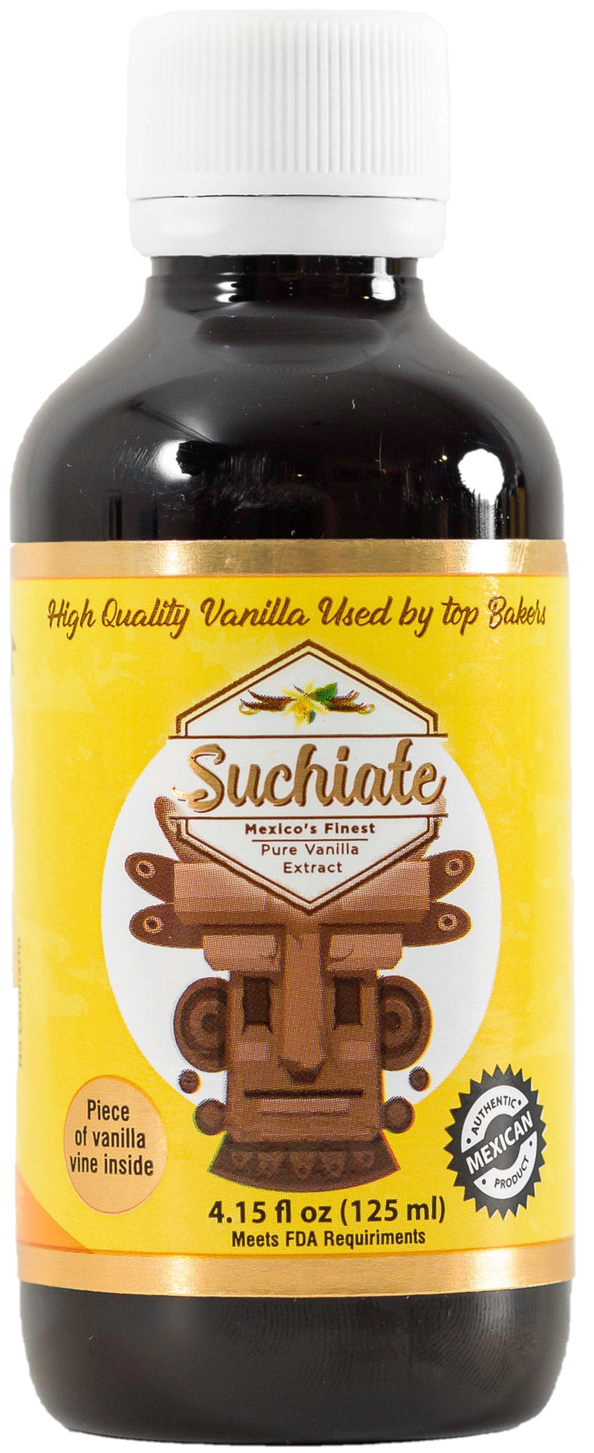 Suchiate Mexican Vanilla Extract, 4.15 oz Bottle for Baking & Desserts ...