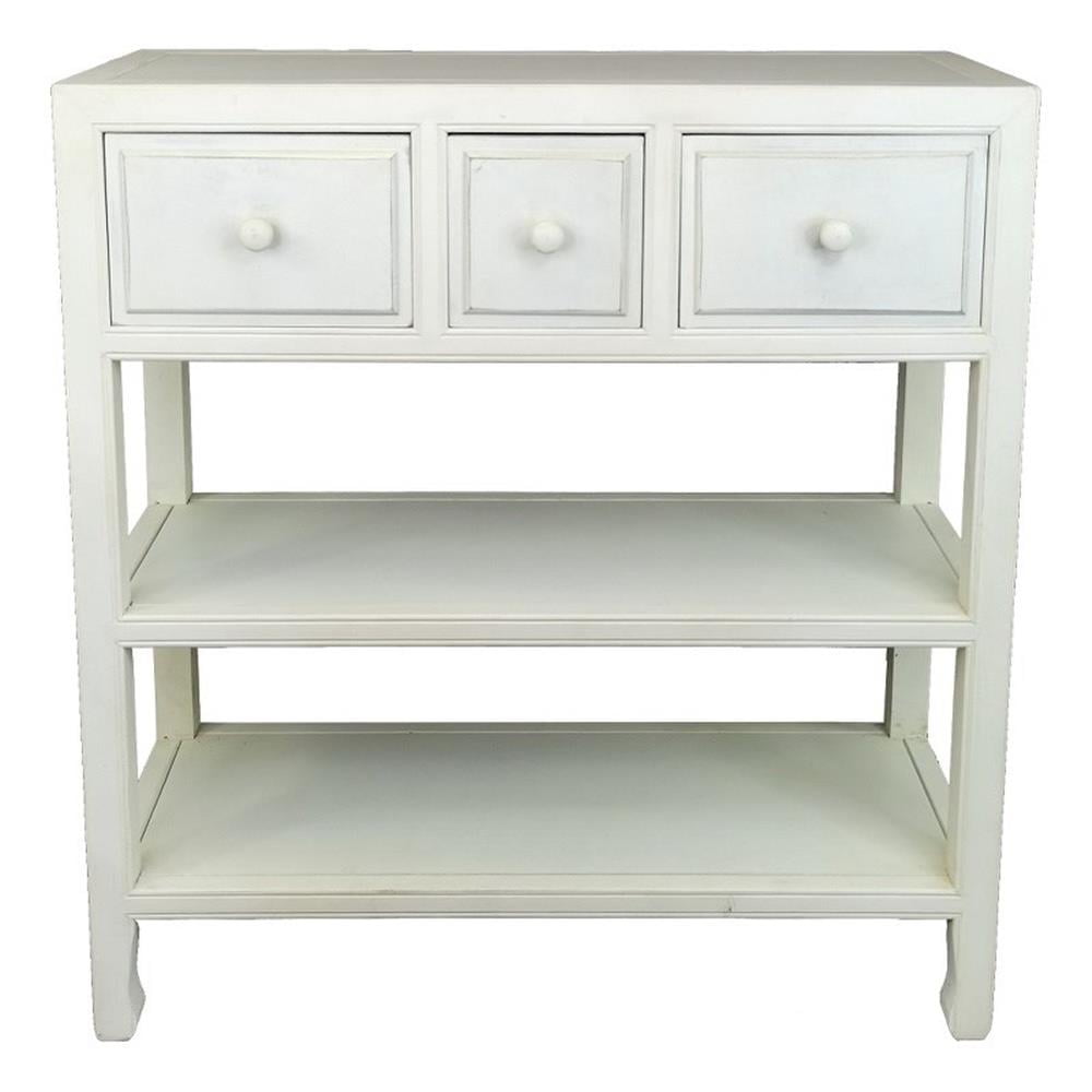 Suchow console table 32Wx14Dx34"H white wooden table - Walmart.com