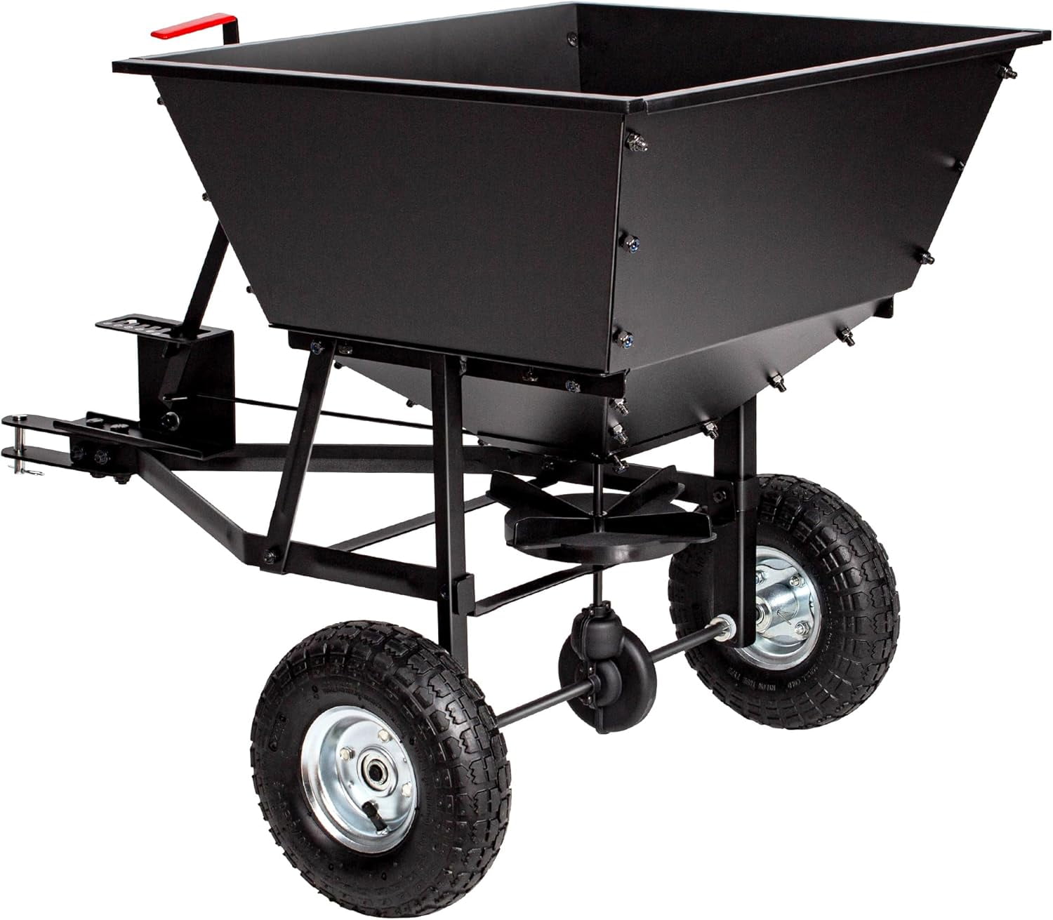 Suchtale Tow-Behind Broadcast Spreader, 130 lbs Capacity, Heavy Duty ...