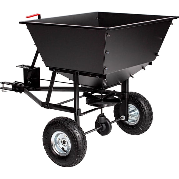Suchtale Tow-Behind Broadcast Spreader, 130 lbs Capacity, Heavy Duty ...