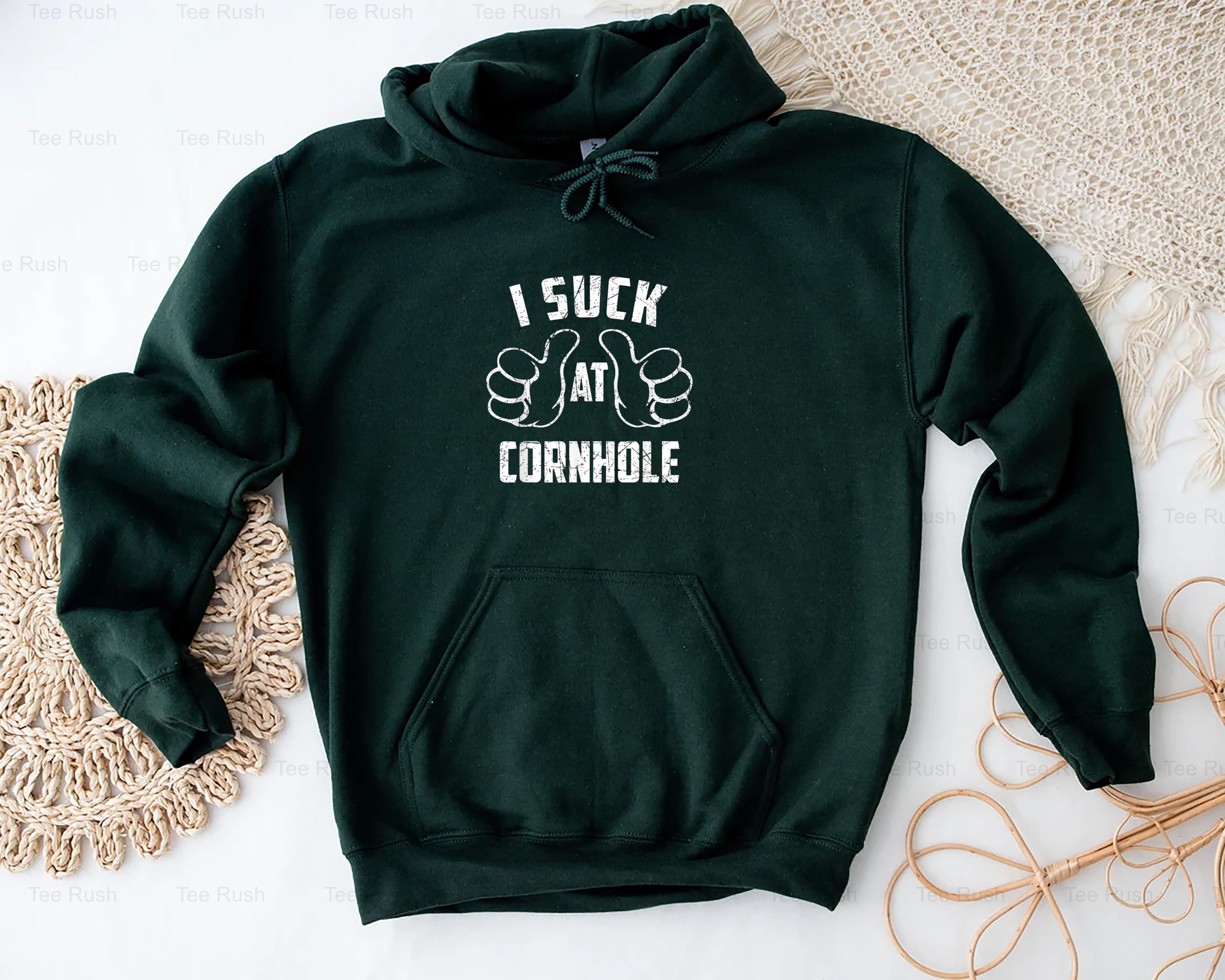 Suck Cornhole Funny Sarcastic Cornhole Loser Game Player Humor Saying,T ...