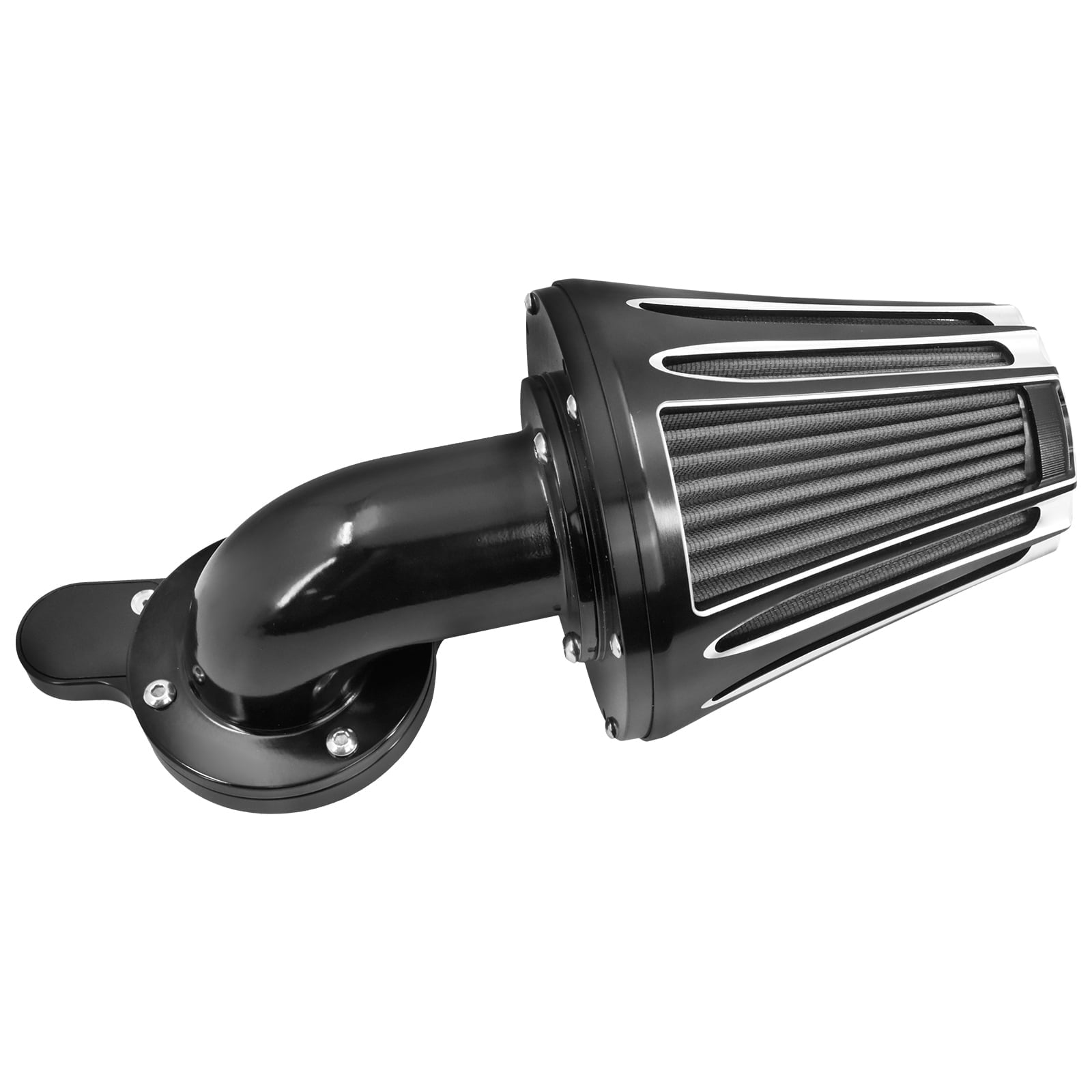 Sucker Cone Air Cleaner Filter Gray Element For Harley Sportster XL 883 ...