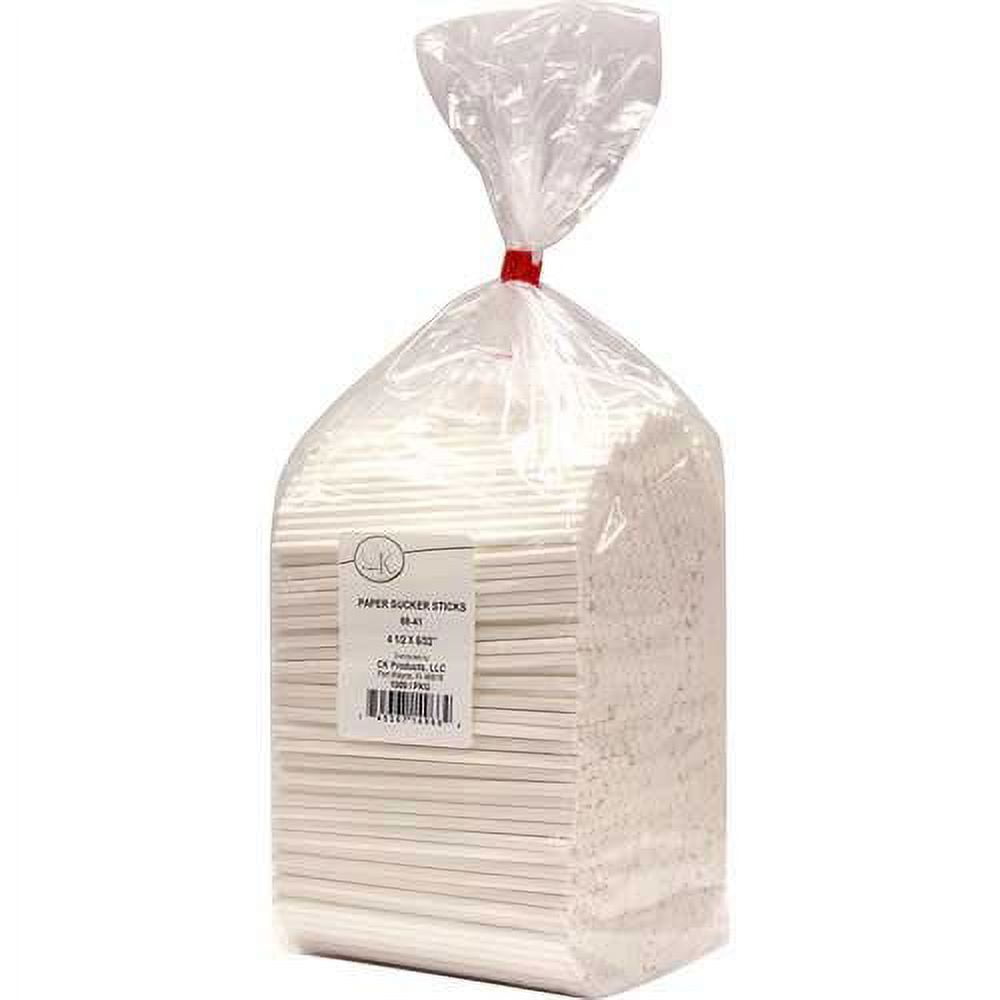 Sucker Lollipop Sticks 4 1/2 x 5/32 inch Package of 100 - Walmart.com