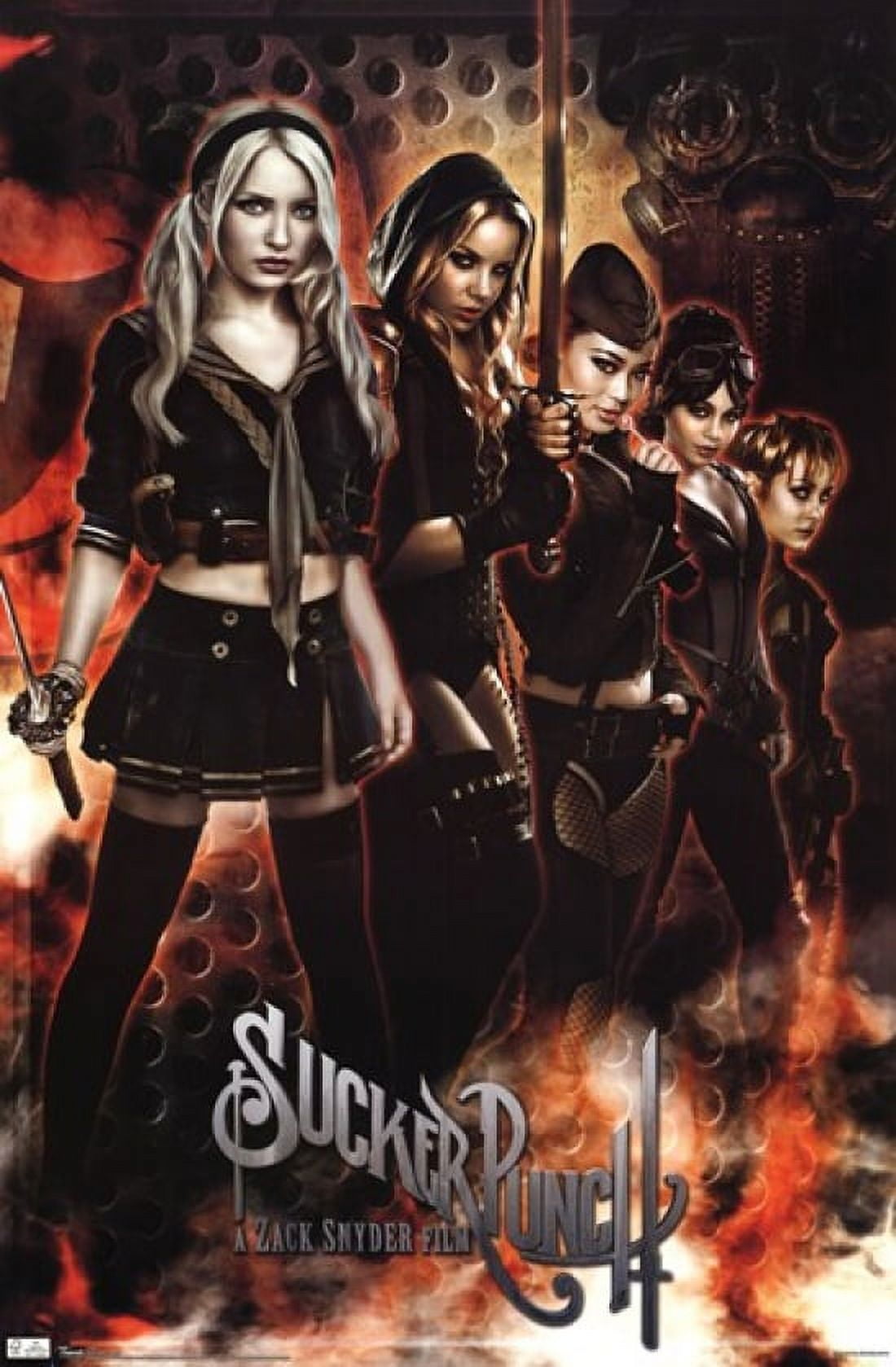 Sucker Punch - Girls Laminated Poster Print (24 x 36) - Walmart.com
