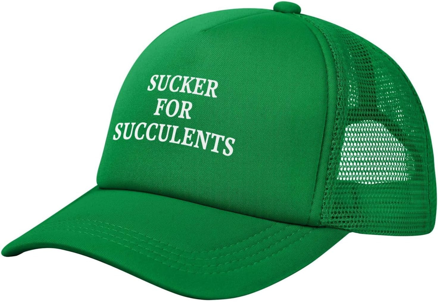 Sucker for Succulents Hat Mesh Trucker Hat Funny Baseball Cap Men Women ...