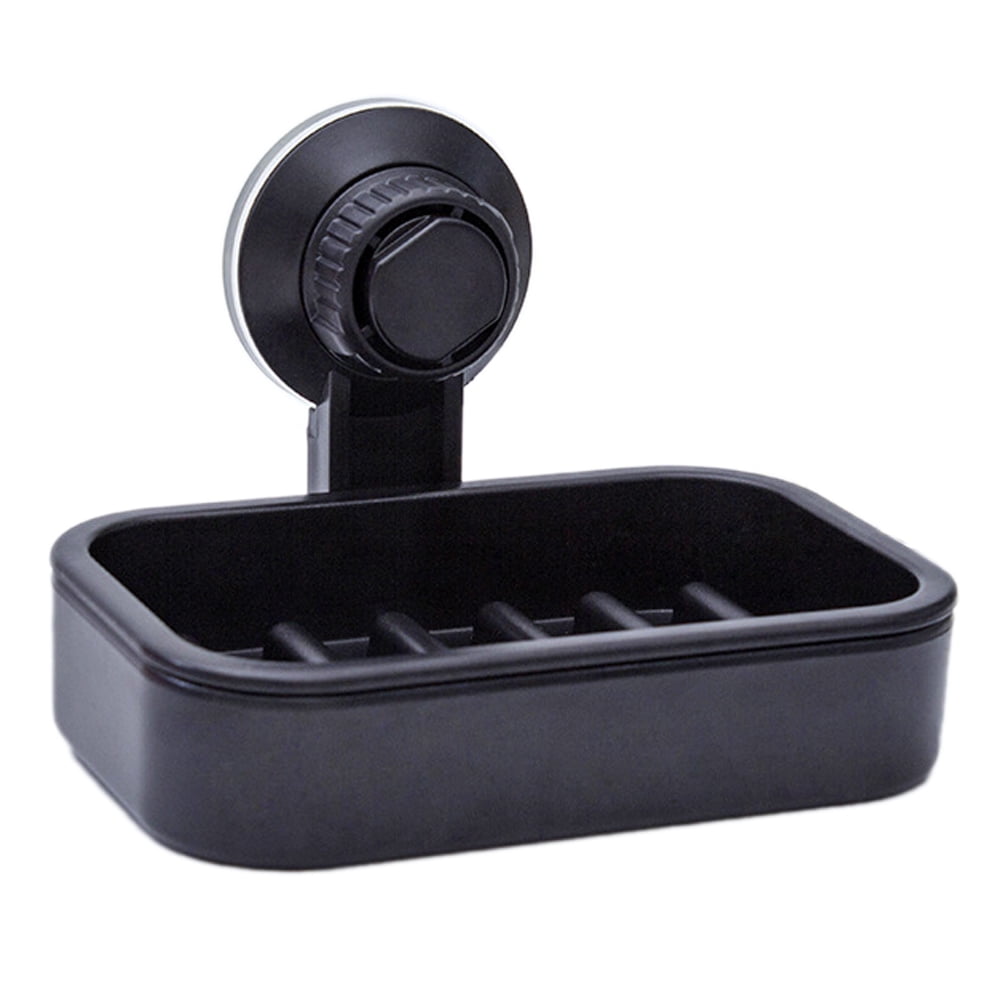 Sucker soap box Toilet drain Large soap rack Wall mounted soap holder ...