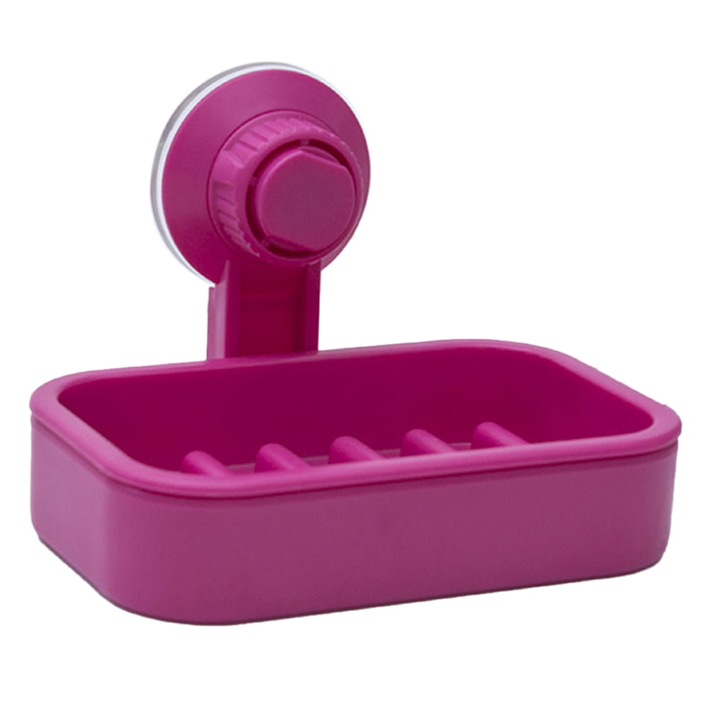 Sucker soap box Toilet drain Large soap rack Wall mounted soap holder ...