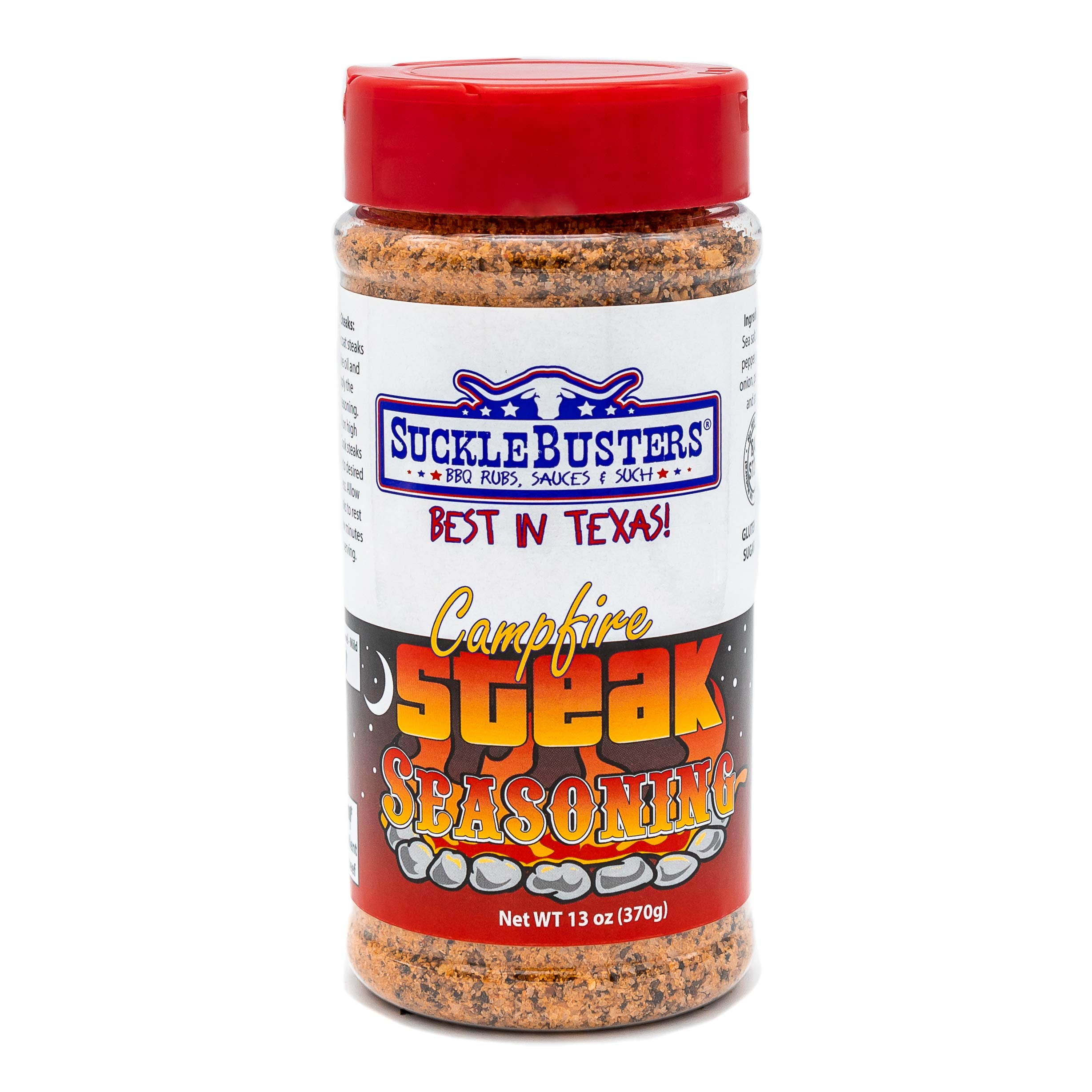 SuckleBusters Campfire Steak Seasoning: Sugar-Free, Salt, Pepper ...