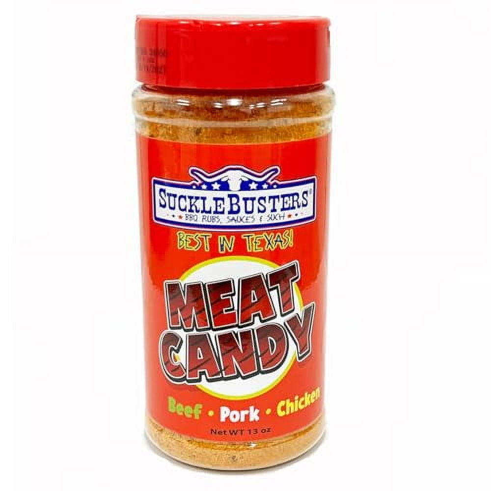 SuckleBusters Meat Candy BBQ Rub - Sweet and Mild BBQ Flavor with a ...