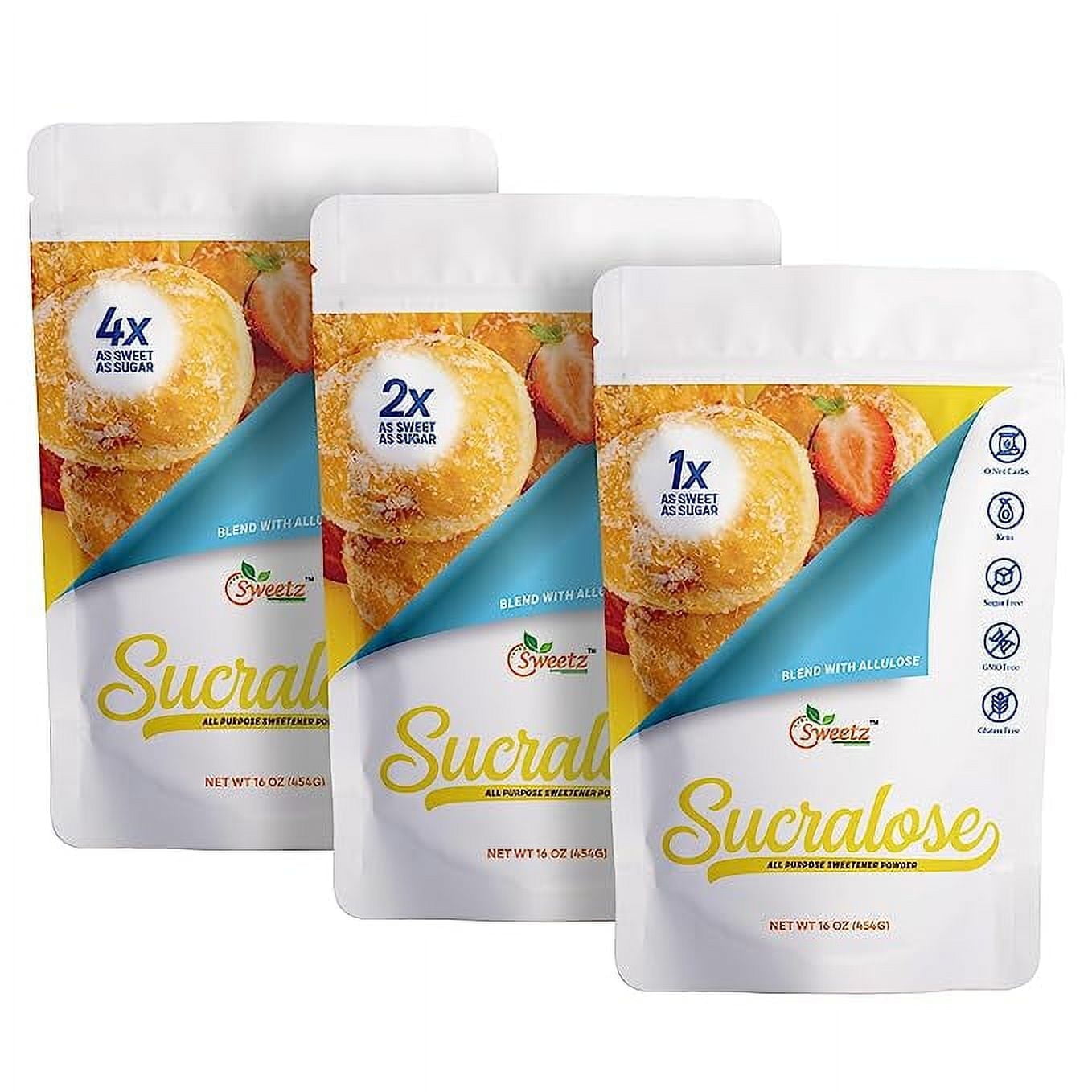 G-Sweetz Sucralose – Allulose All Purpose Sweetener Multi-Pack-3: 1X, 2X, and 4X RSS (Relative ...