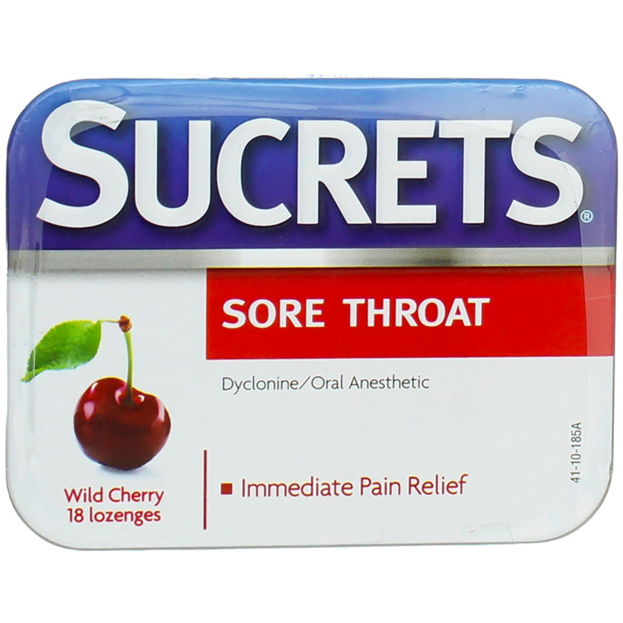 Sucrets Original Formula Sore Throat Lozenges Wild Cherry 18 Each (Pack ...