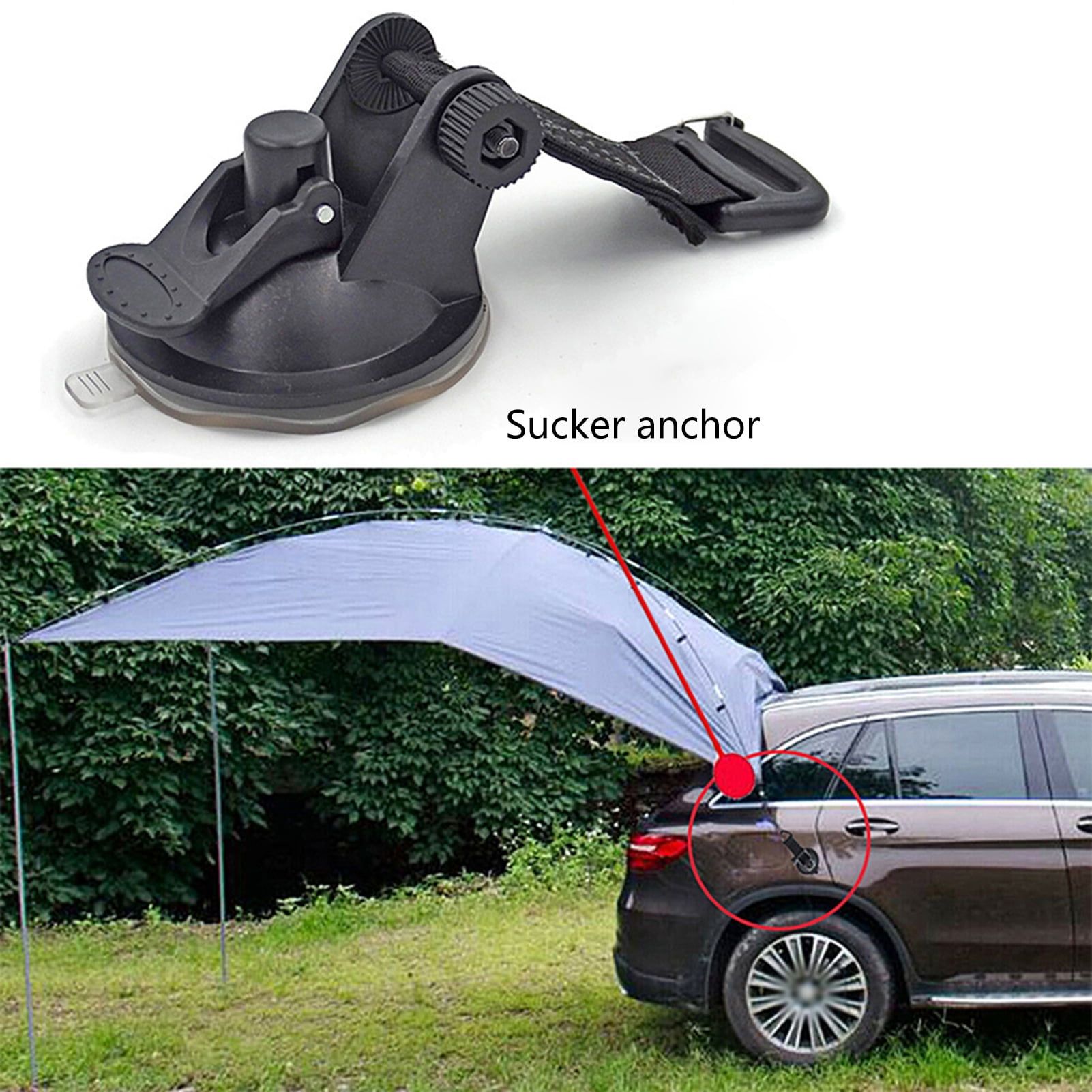 Suction Cup Anchors Heavy Duty Strong Strength Damage Free Camping ...