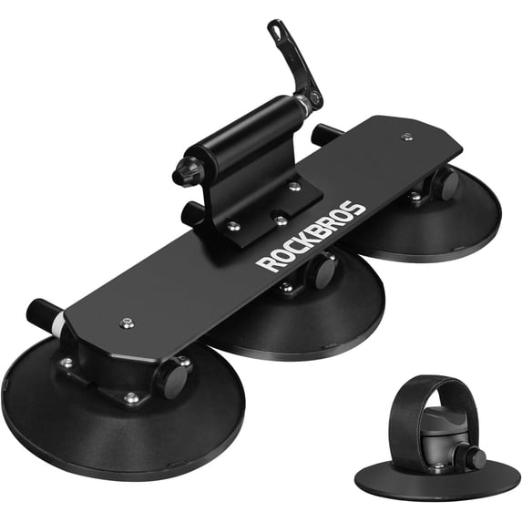Suction Cup Bike Rack for Car Roof Top Sucker Bike Rack Quick Release ...