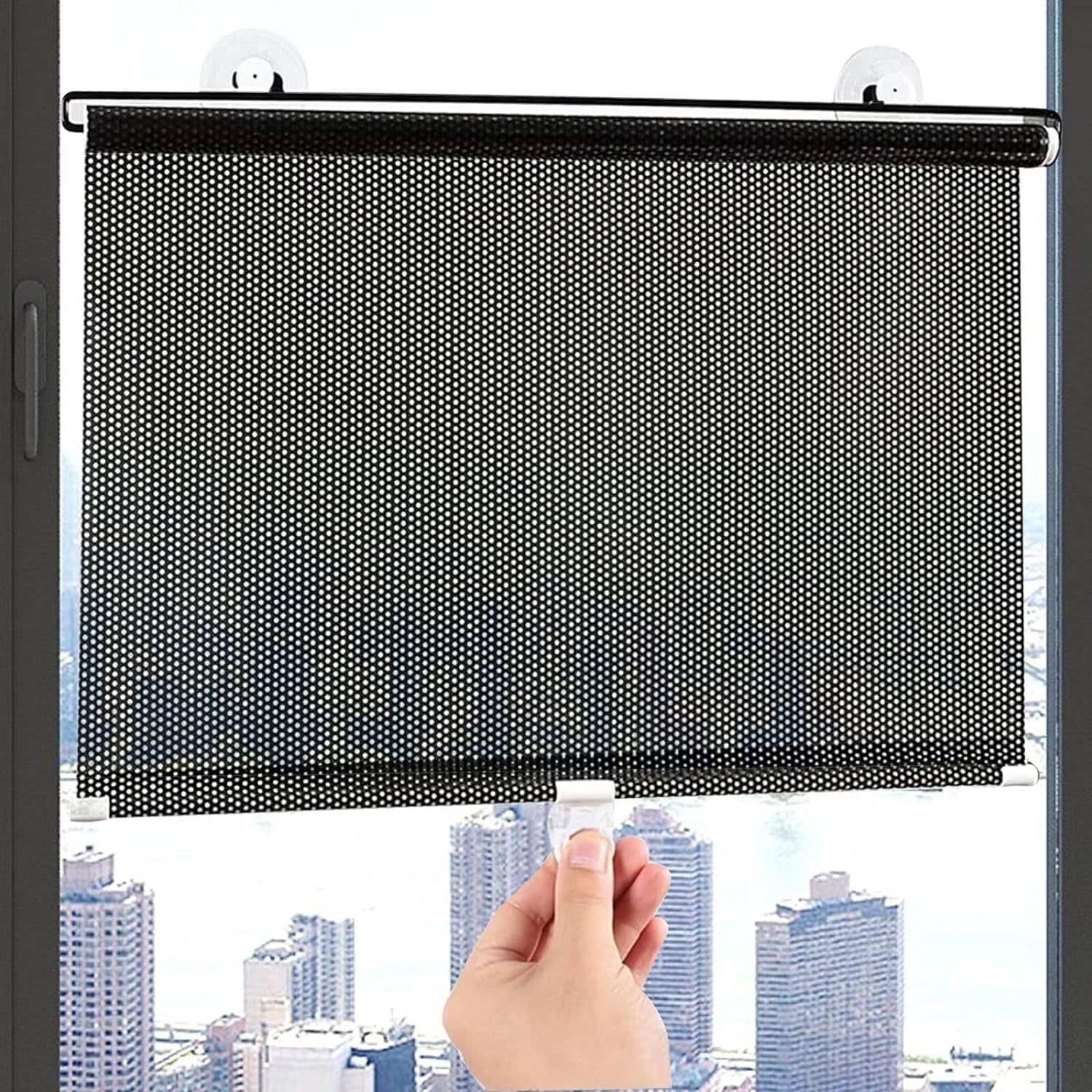 Suction Cup Blinds Suction Cup Blackout Curtains Light Filtering Blinds ...