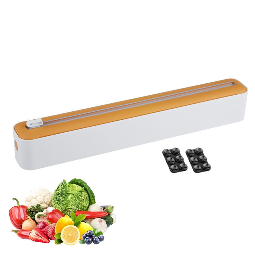 Suction Cup Cling Film Cutter Sucker type Refillable Plastic Wrap and ...