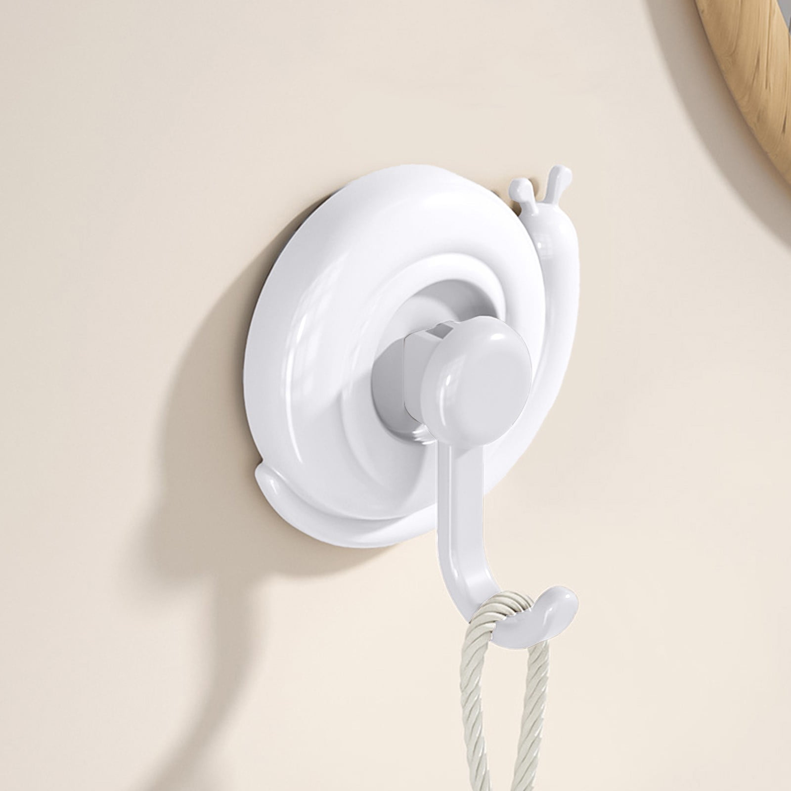 Suction Cup Door Hook, Strong Adhesive Hook, Traceless Design, Grey ...